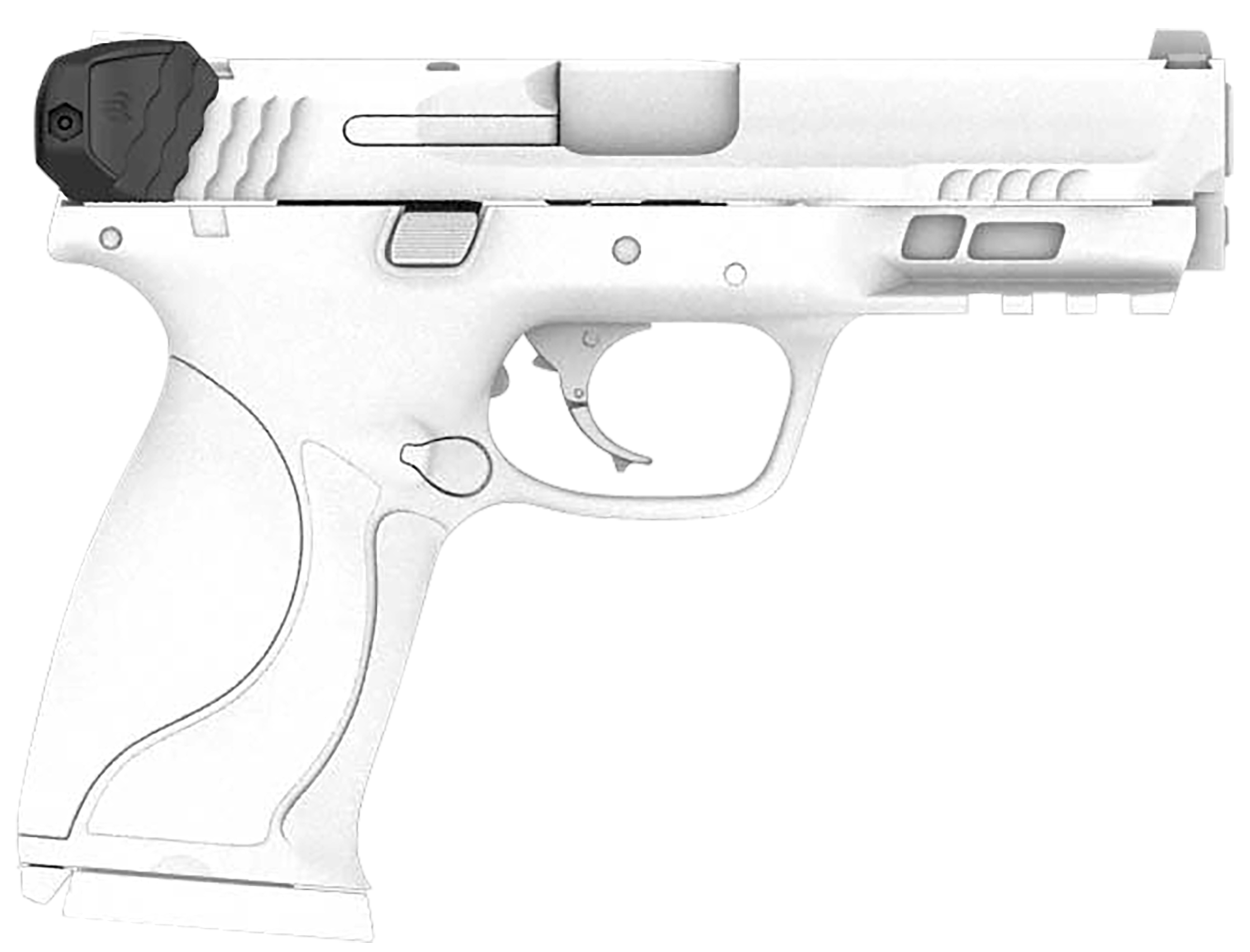 Recover Tactical MCH01 Upper Charging Handle Compatible w-S&W M&P, Blac ...