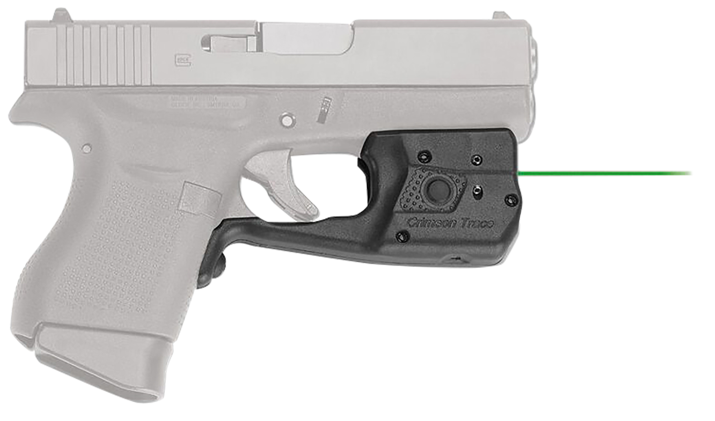 Crimson Trace Laserguard Pro Green Laser for Glock 42 43 43X 48 - Laser ...