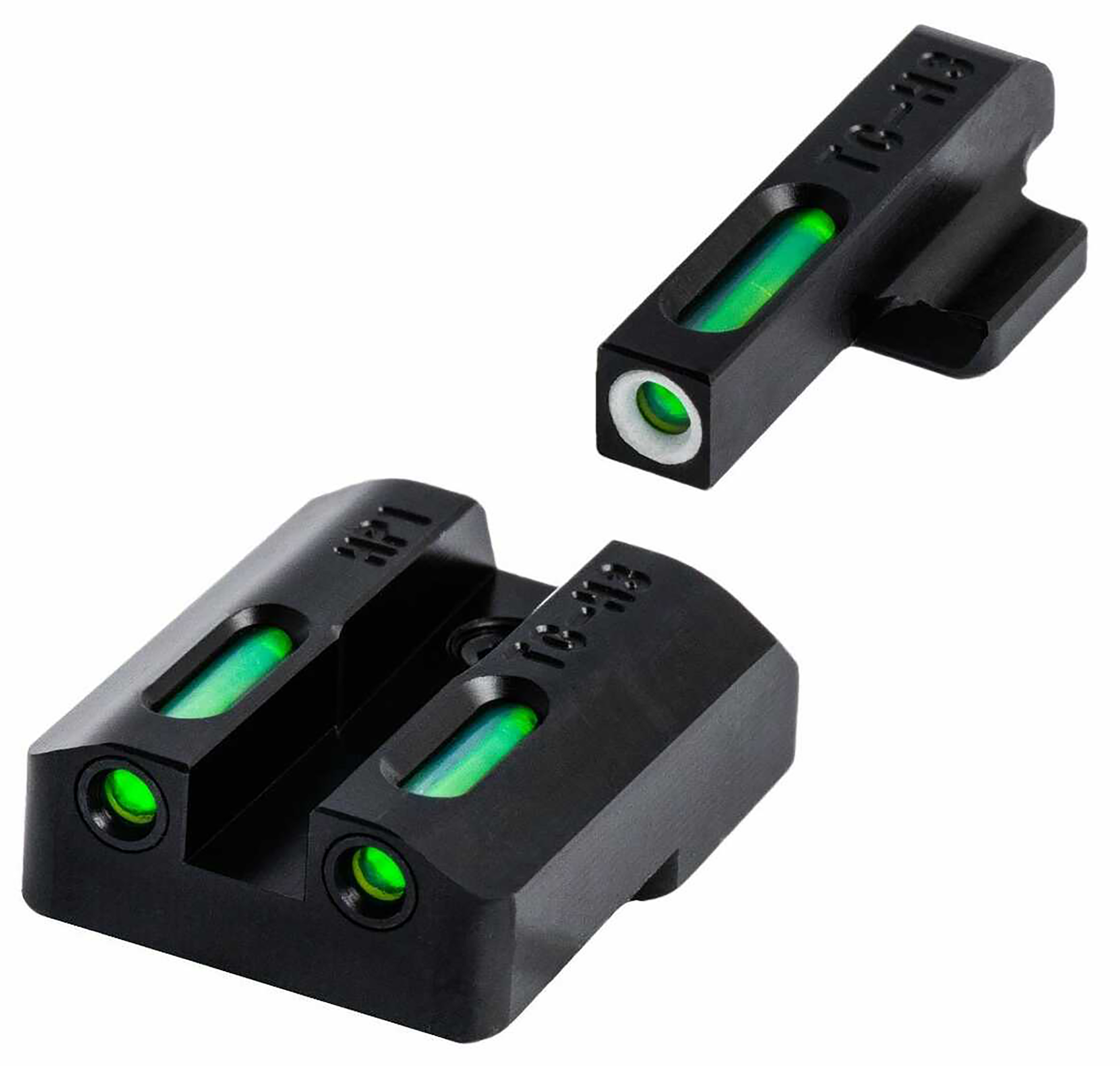 TruGlo TGTG13CZ2A TFX Black | Green Tritium & Fiber Optic White Outline ...
