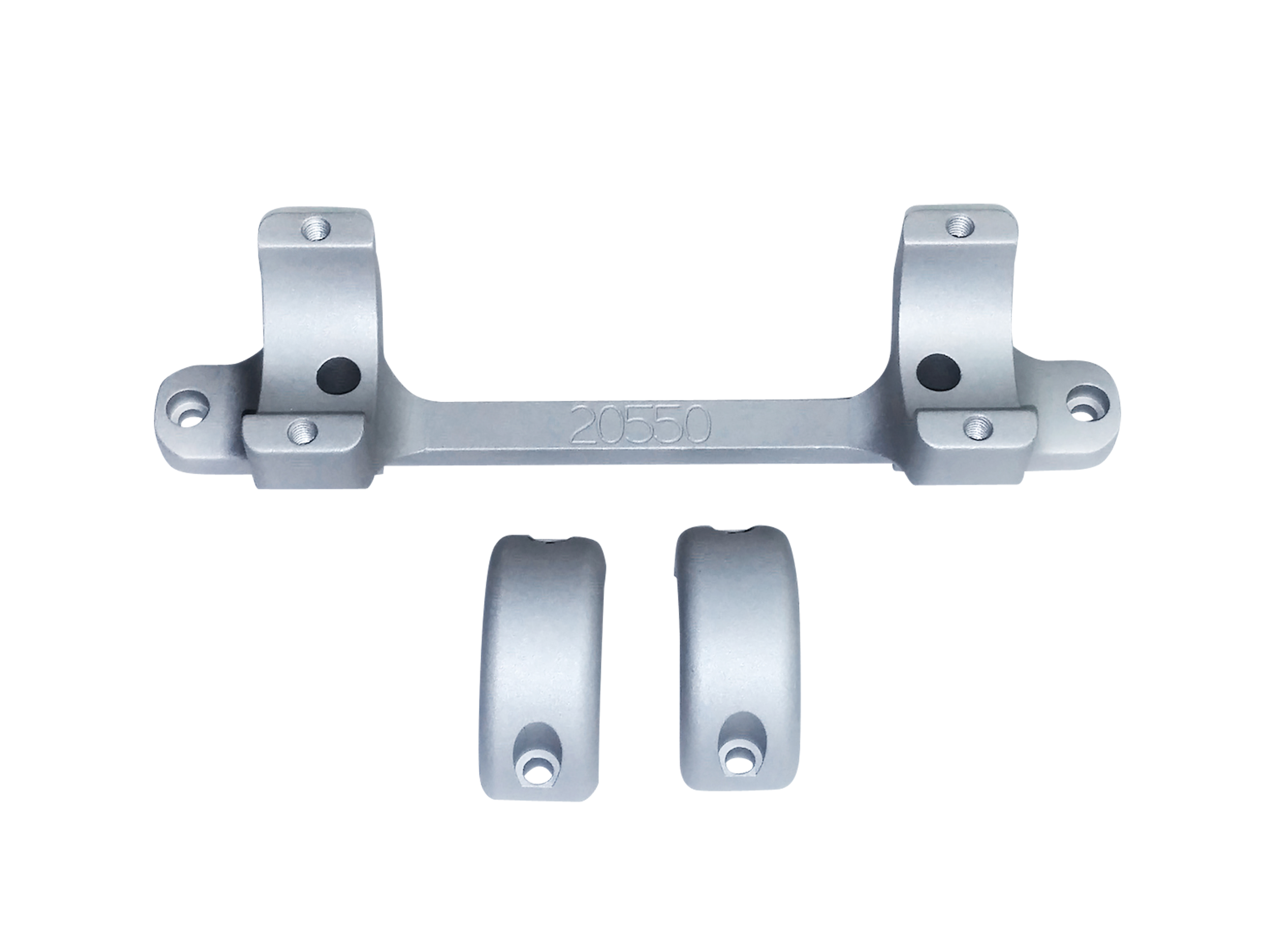 DNZ 20550S Game Reaper-Tikka Scope Mount-Ring Combo Silver 1" - Scope ...