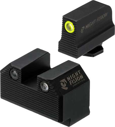 Night Fision Optics Ready Stealth Sight Set Yellow Front Black Bac ...