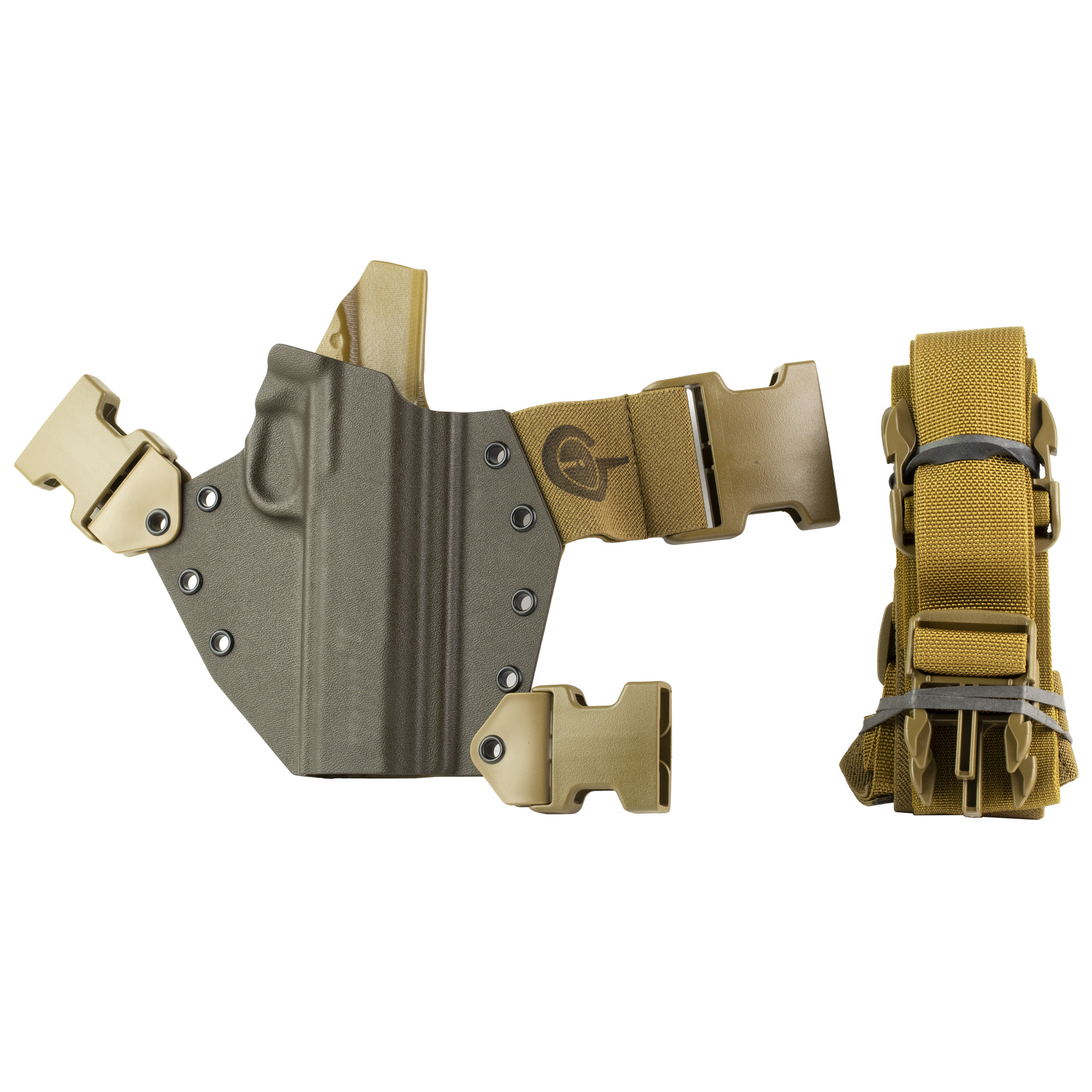 GFI KENAI RH 1911 W-RAIL OE GRY-COY-040201959219 - Holsters & Gun ...