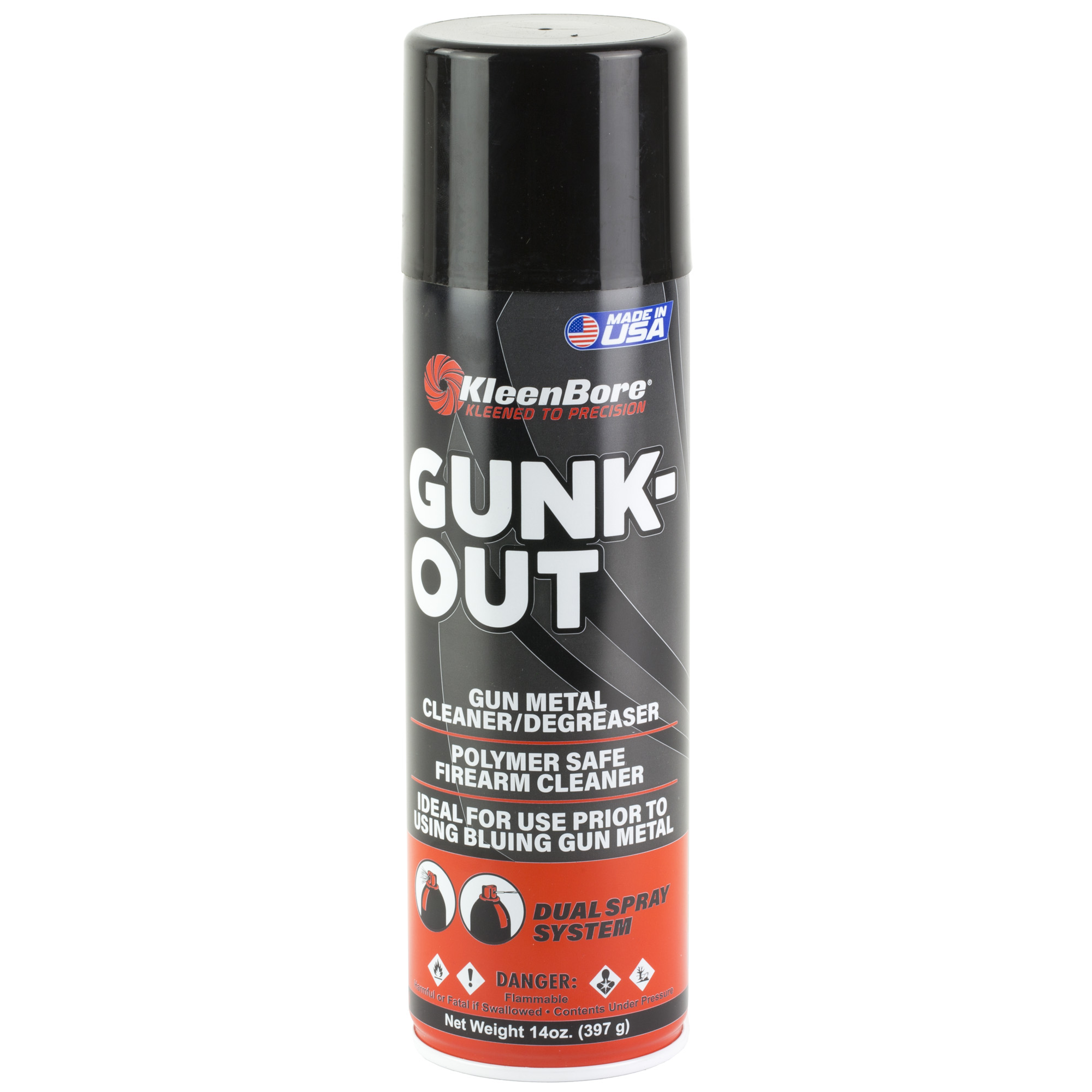 KleenBore GO5A Gunk-Out Gun Metal Cleaner-Degreaser 14 oz. Aerosol ...