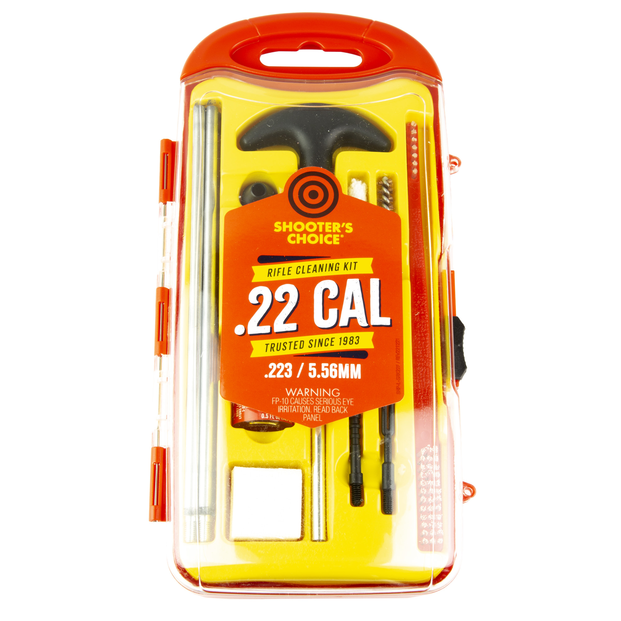 Shooters Choice .22 Cal Rifle Cleaning Kit with Aluminum Rod ...