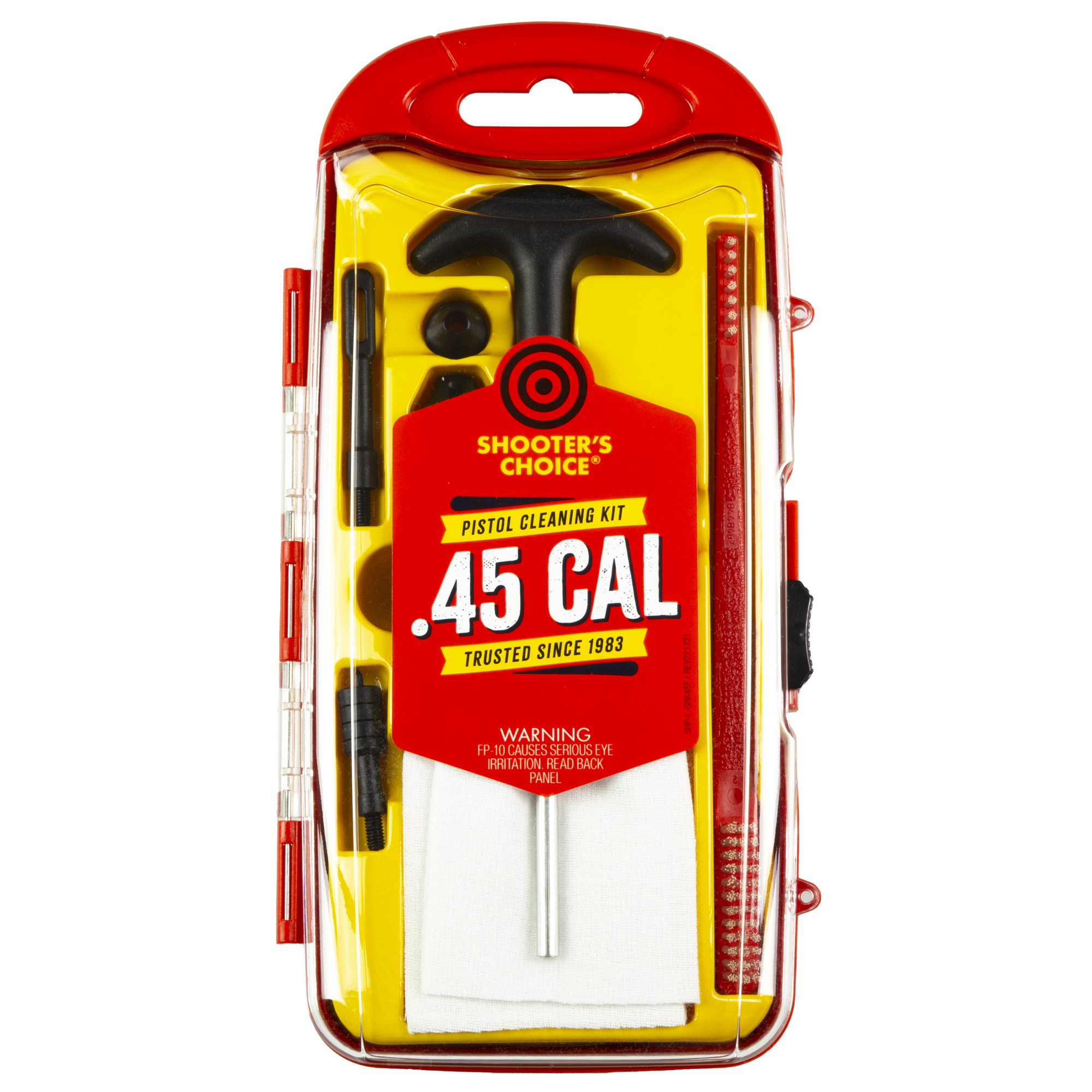 Shooters Choice .45 Cal Handgun Cleaning Kit with Aluminum Rod ...