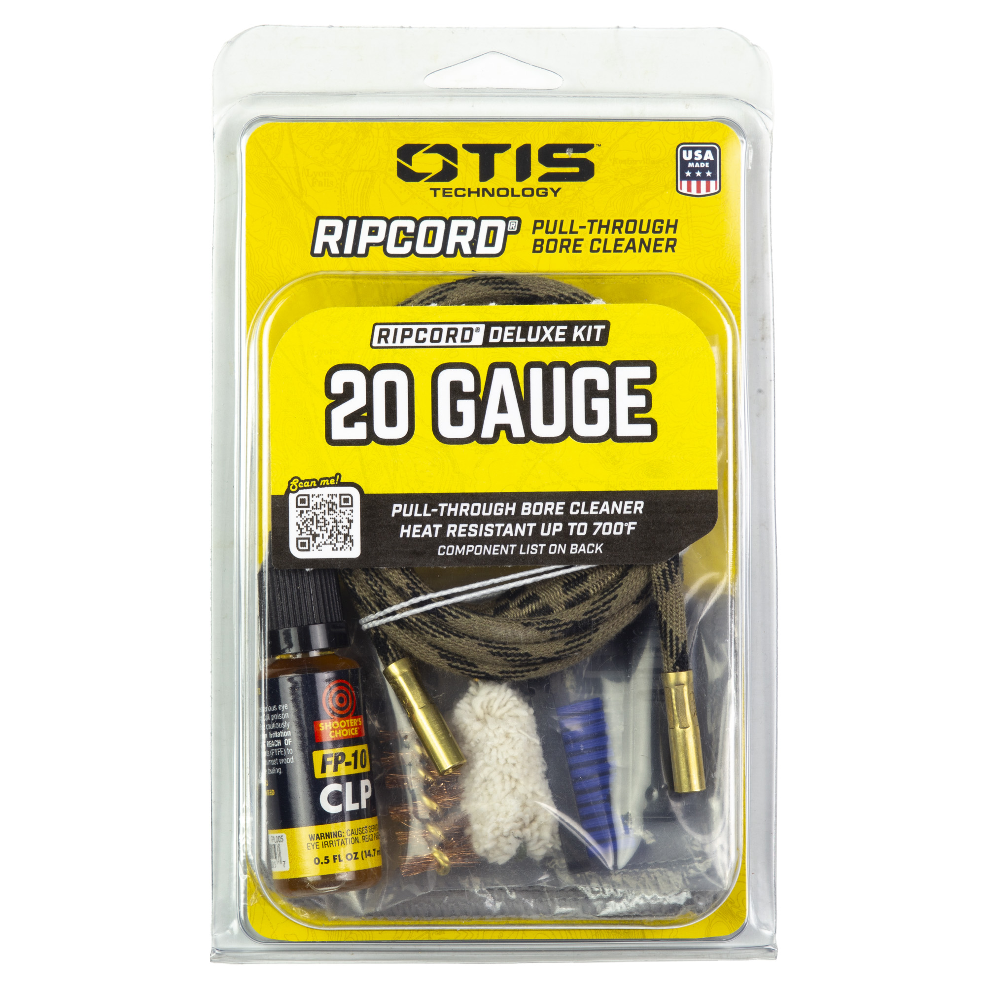 OTIS 20GA RIPCORD DELUXE KIT-014895014011 - Gun Cleaning Kits & Gun Cleaning Supplies at ...