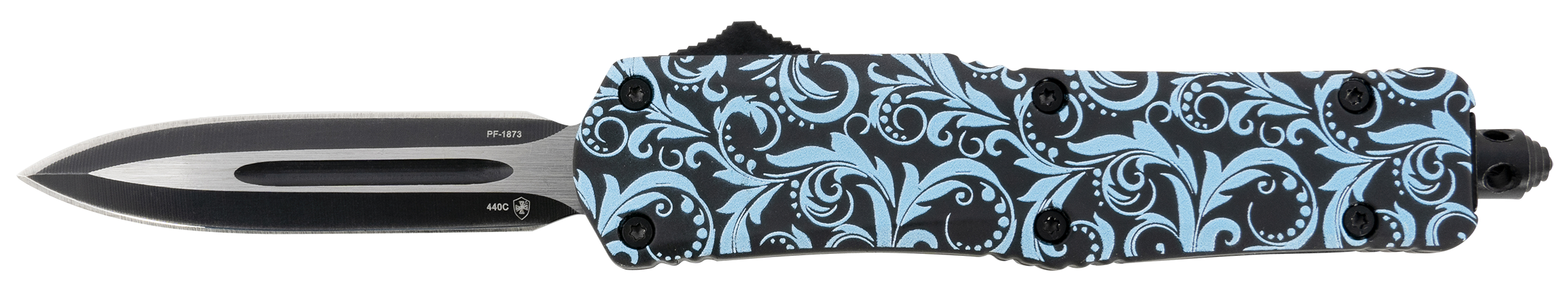 Templar Knife SMDT131 Maiden Teal Gen II Small 2.69" OTF Dagger Plain ...