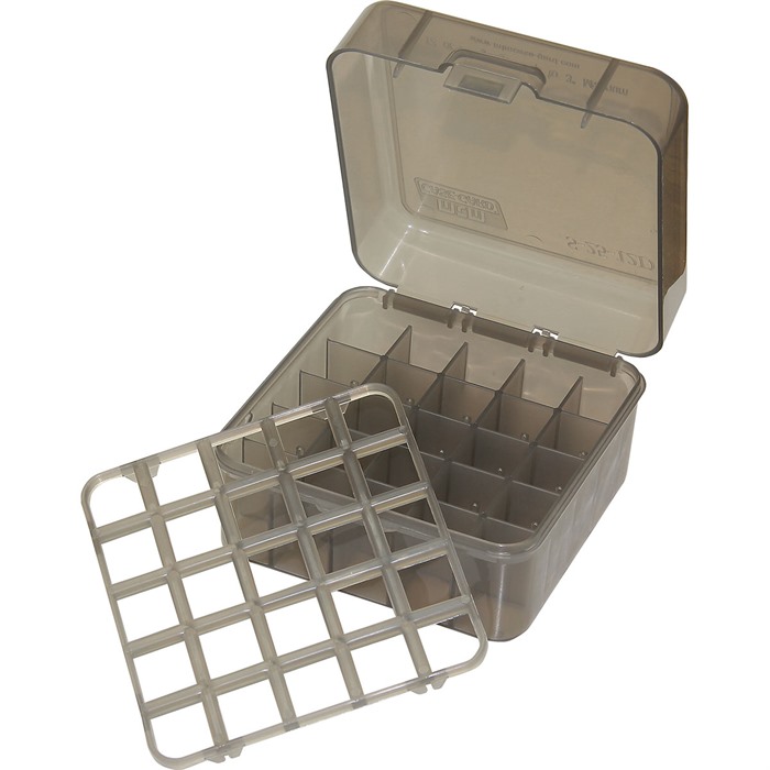 MTM Case-Gard S25D41 Shotshell Box Flip-Top Multi Gauge Shotgun Clear ...