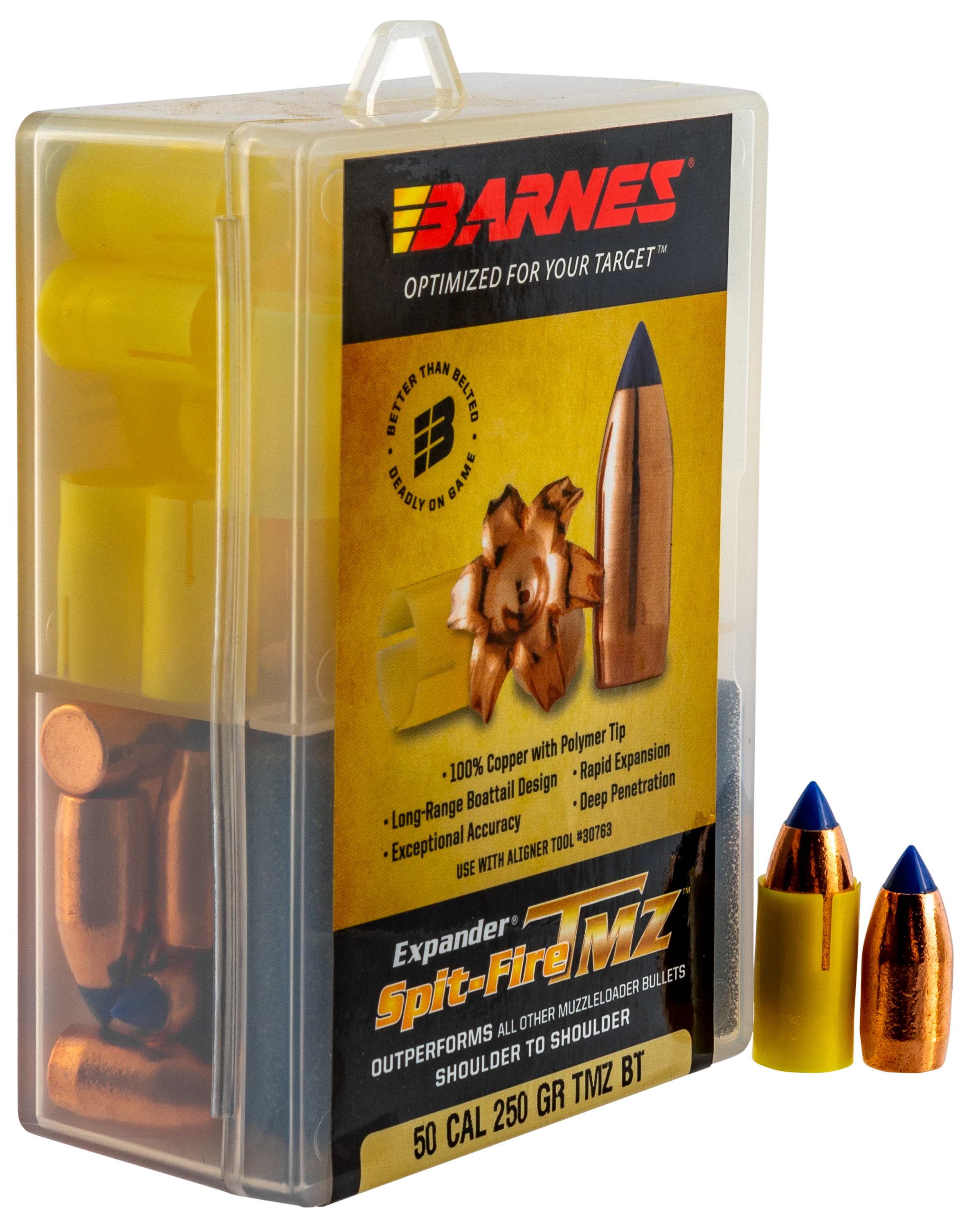 Barnes Bullets 30598 Spit-Fire TMZ Muzzleloader 50 250gr 2... - Black ...