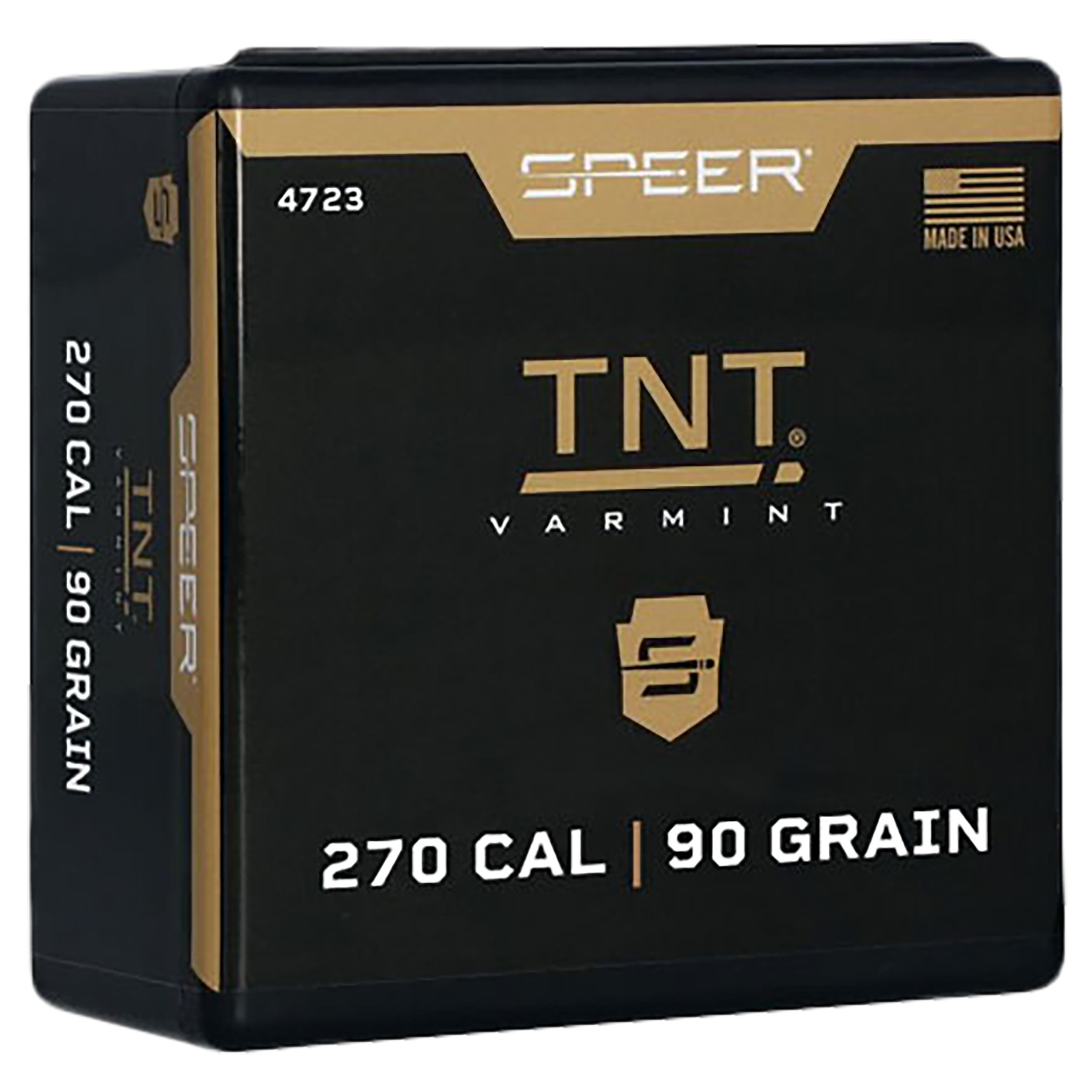 Speer 4723 TNT 270Win 90gr Jacketed Hollow Point 650 Per Box-1 Case ...