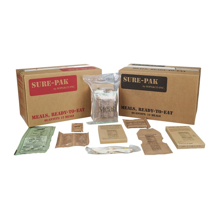 SURE-PAK 12 MEAL CASE WITH HEATERS-799942301152 - Survival Gear at ...