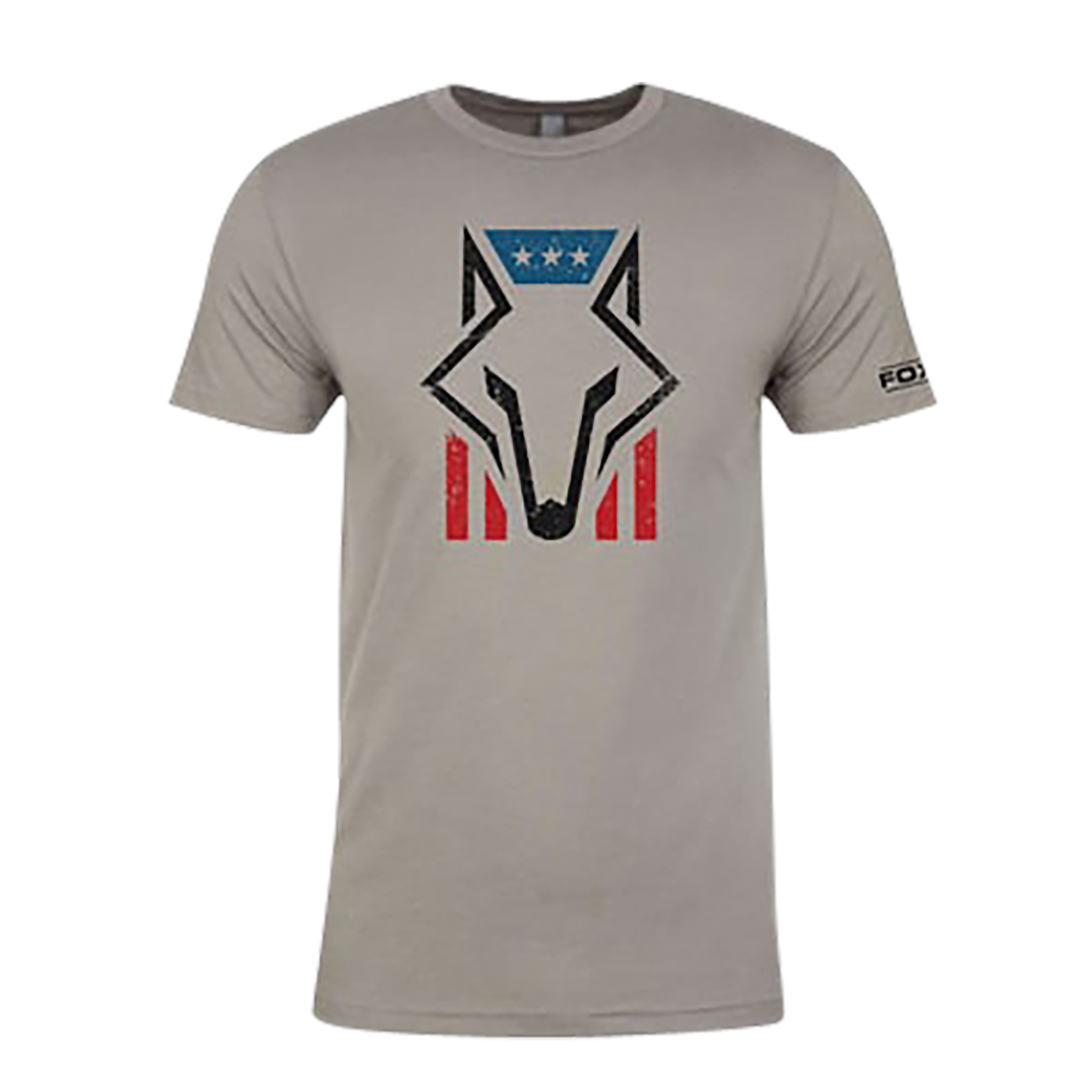 Foxpro FHFG2XL Foxhead Flag Gray Cotton-Polyester Short Sleeve 2XL ...
