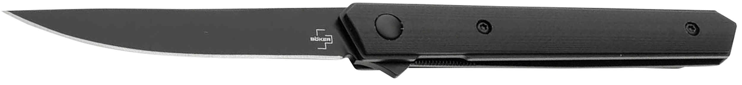 Boker 01BO329 Plus Kwaiken Air Mini Pocket 3.07" Plain Black G10 Handle ...