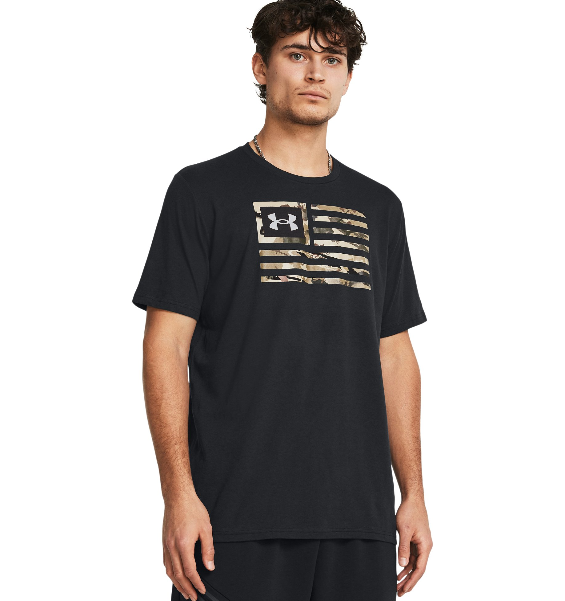 Men's UA Freedom Flag Printed T-Shirt-196885618574 - Shirts ...
