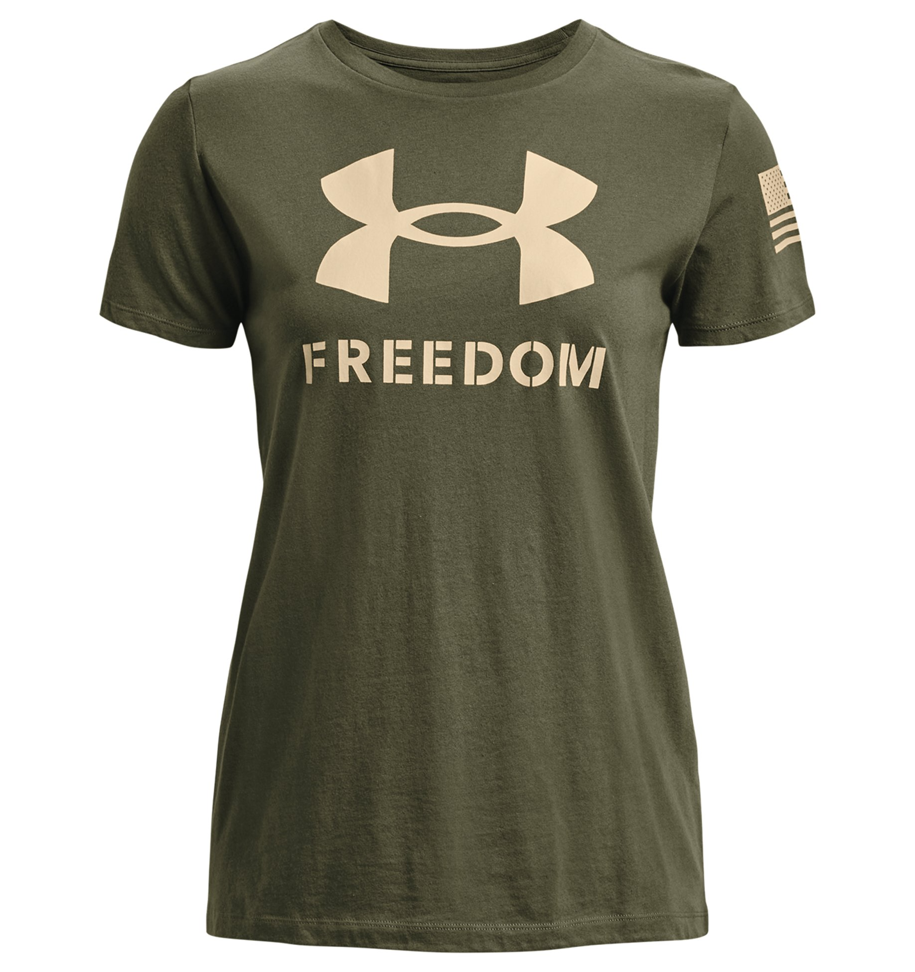 Women's UA Freedom Logo T-Shirt-196039066107 - Shirts, Sweatshirts ...