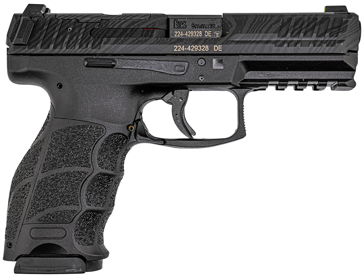 HK VP9 SK, 9mm Luger, 3.2in. Barrel, 17rd, Damascus Slide - Black ...