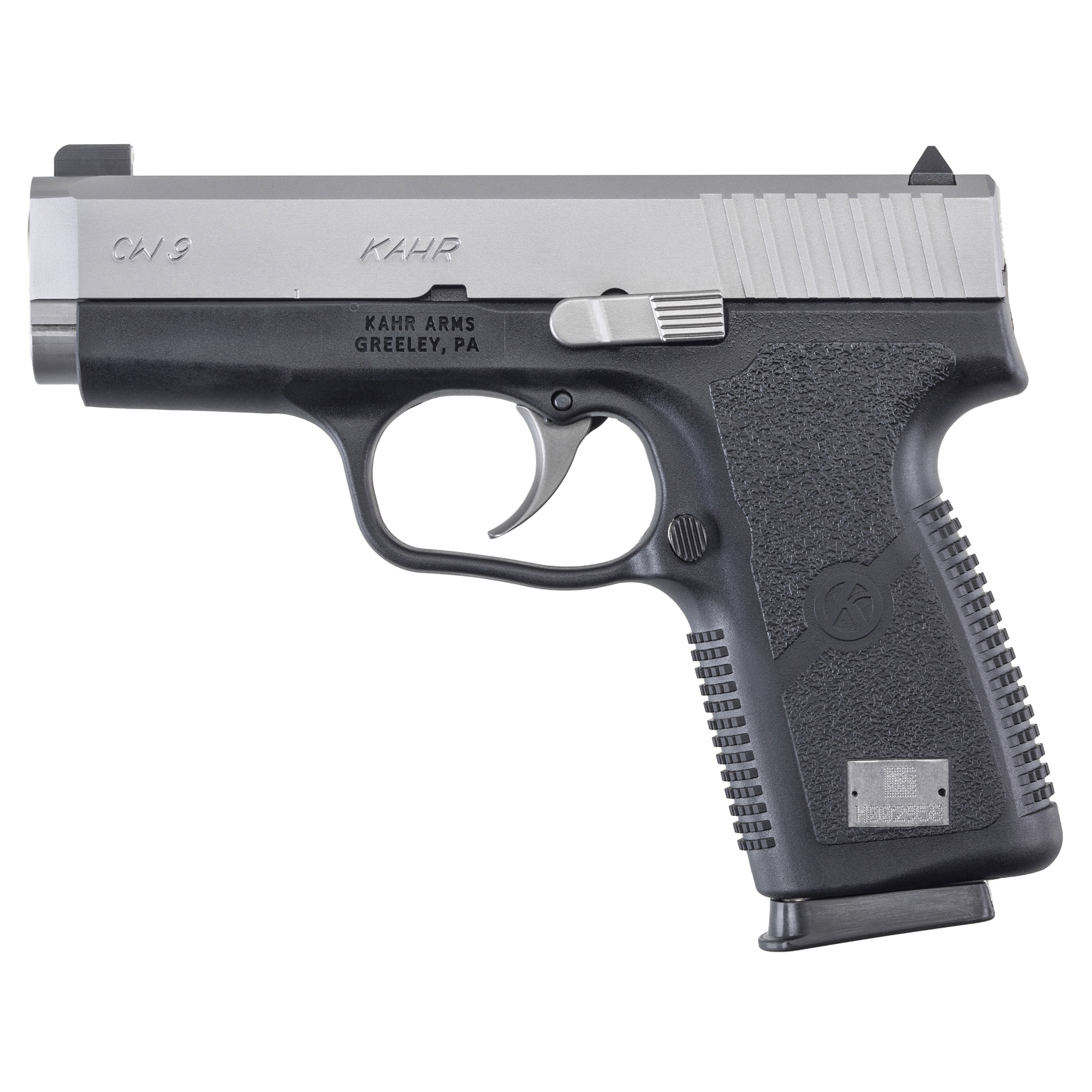 Kahr Arms CW9 Handgun 9mm Luger 7rd Magazine 3.5" Barrel Black with ...