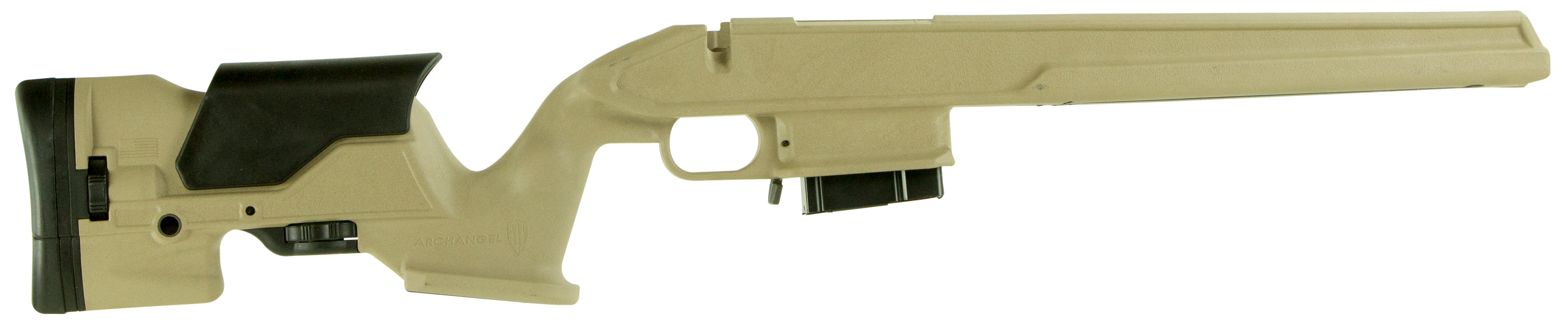 Archangel AA1500DT Precision Stock Desert Tan Synthetic Fixed with Adju ...