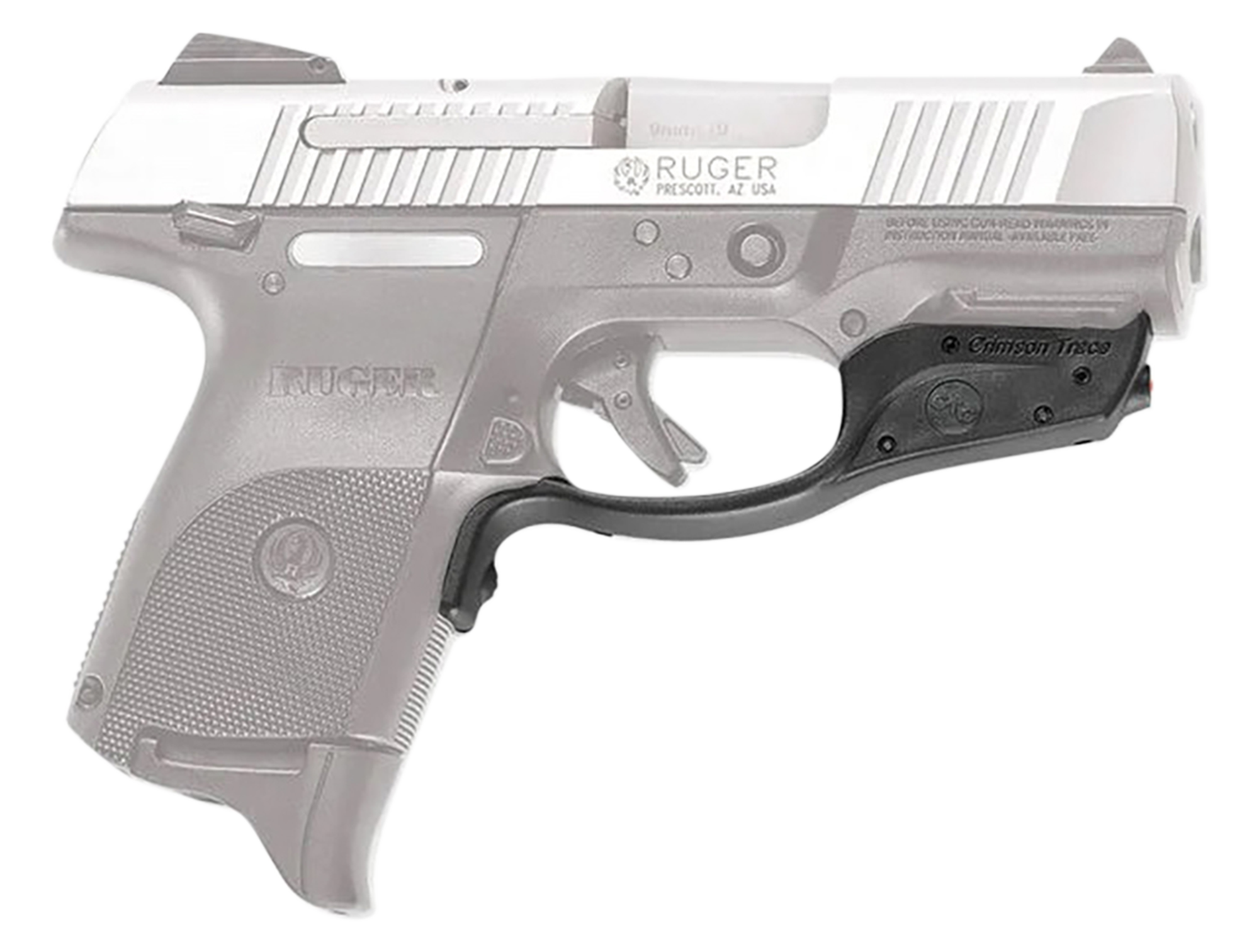 Crimson Trace 0150401 LG-449 Laserguard Black Red Laser Ruger SR9C-SR40C - Laser Sights at ...