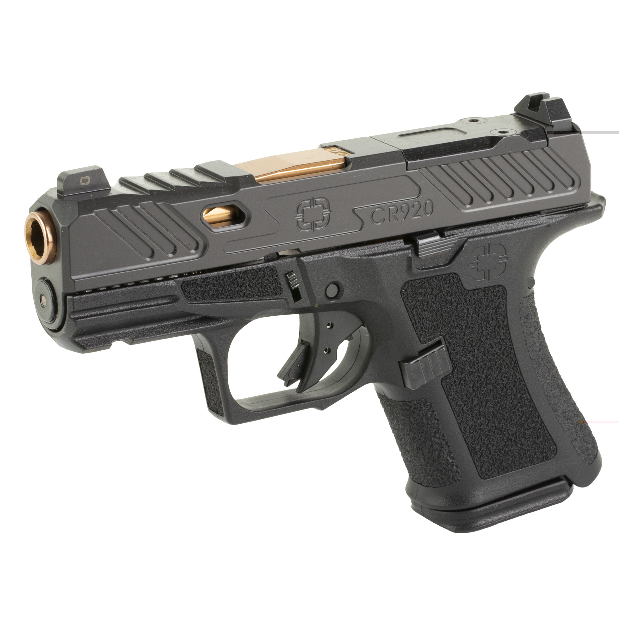 Shadow Systems CR920 Elite Slide Optic Pistol 9mm 3.41 in. Black Frame ...