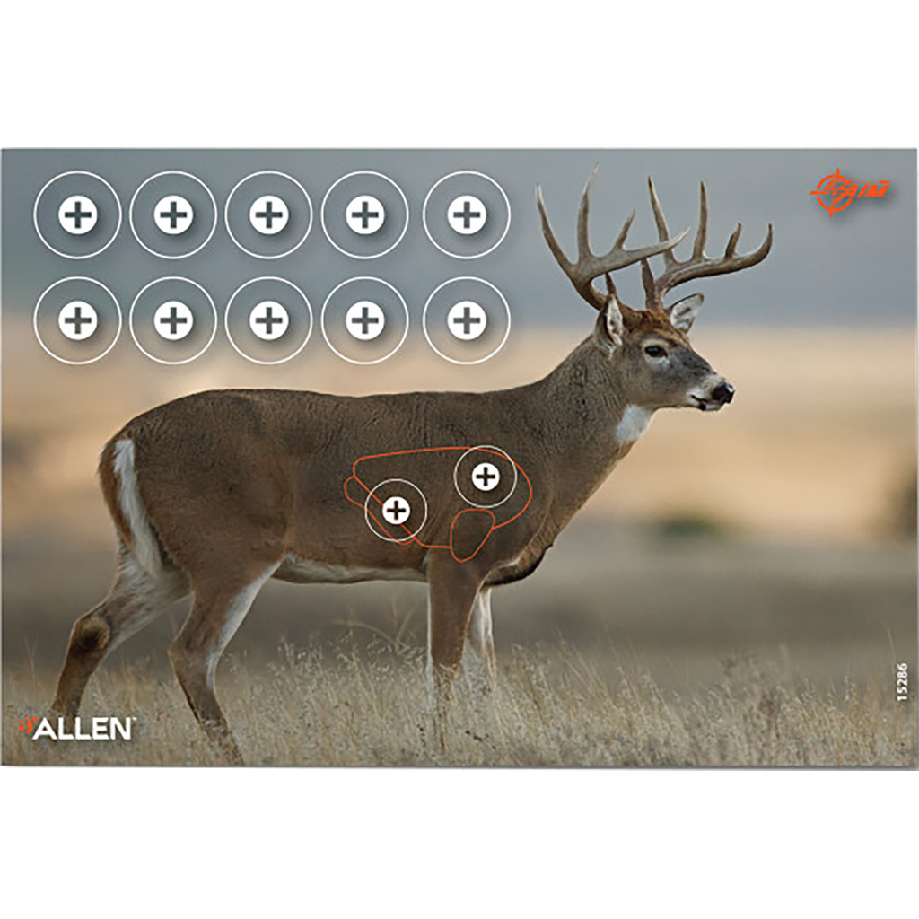 EzAim Four Color Whitetail Paper Target 16.5x24 2 pk.-026509046844 ...