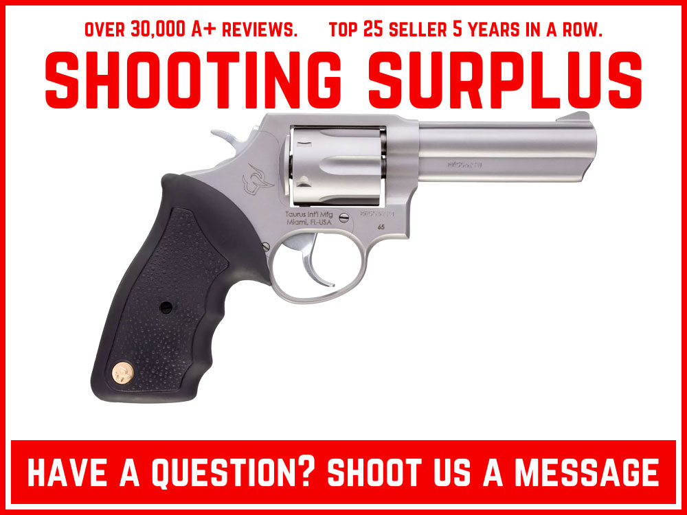 Taurus 65 Revolver 357 Magnum 4 Inch 6 Rounds Stainless Steel ...