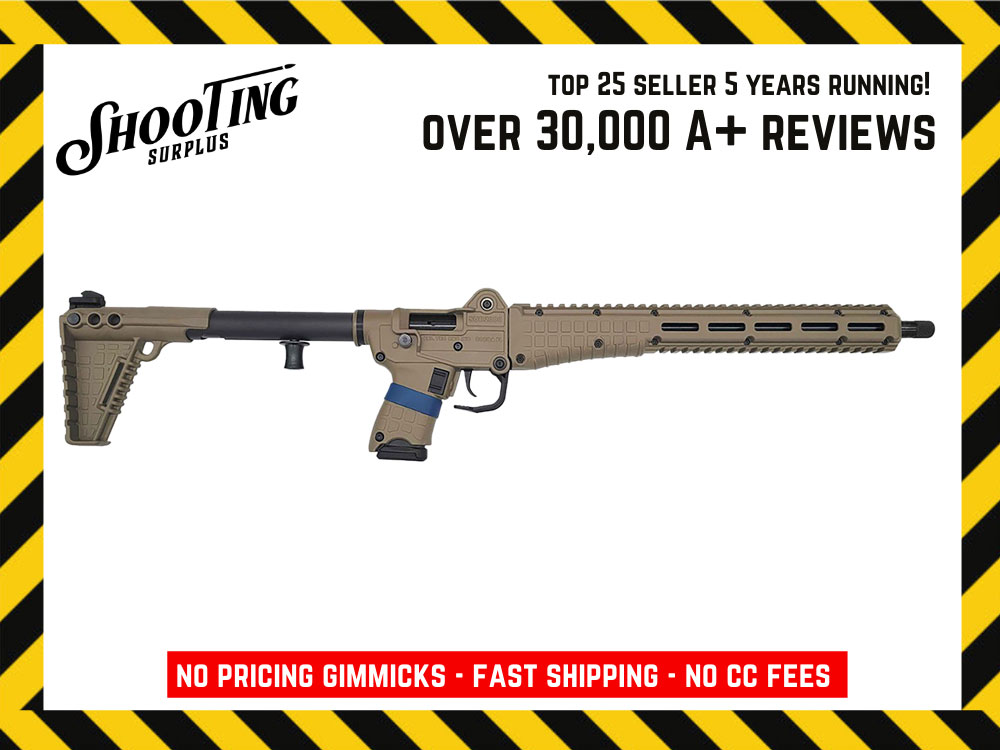 Kel-Tec SUB-2000 Gen 3 Carbine - Tan | 9mm 16" Barrel Accepts G19 ...