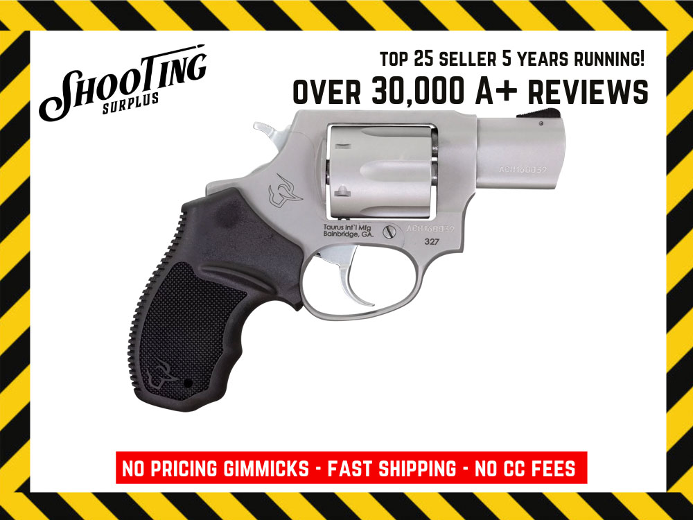 Taurus 327 Revolver - Stainless Steel | .327 Fed Mag 2" Barrel 6rd ...