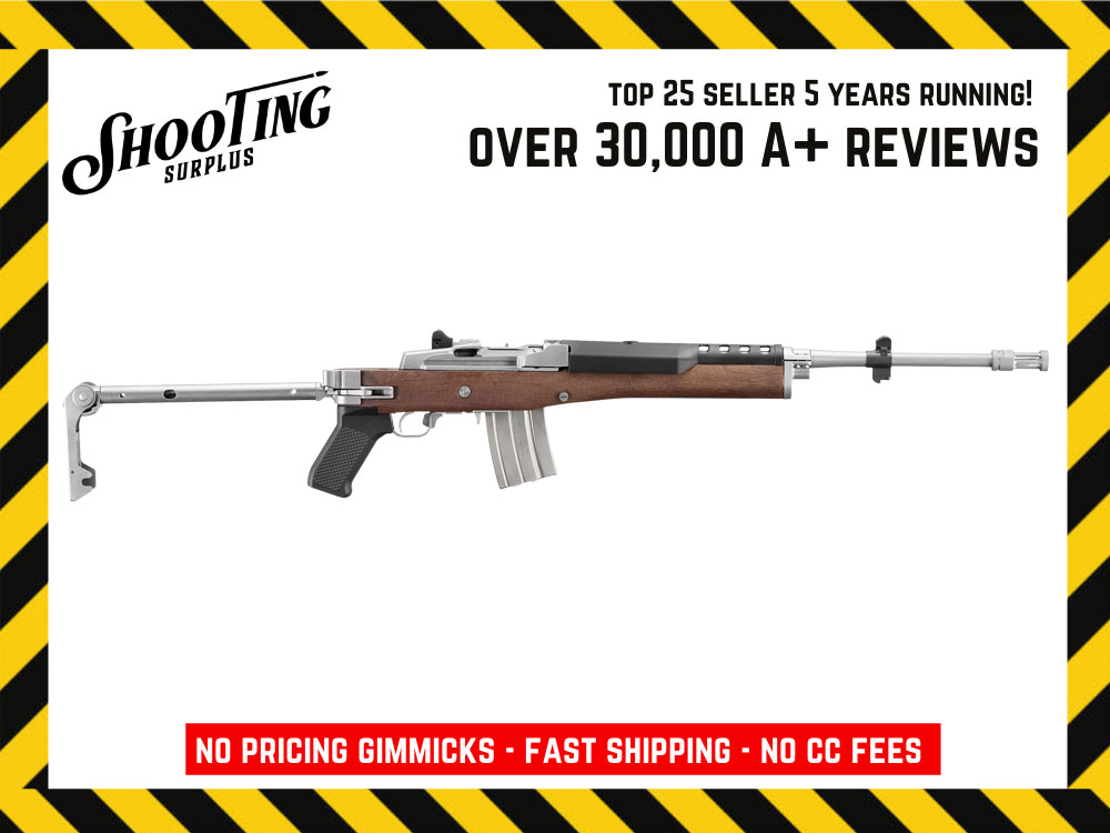 Ruger Mini-14 5.56 NATO, 18.5in. Barrel, 20rd - Stainless (5895) - Semi ...