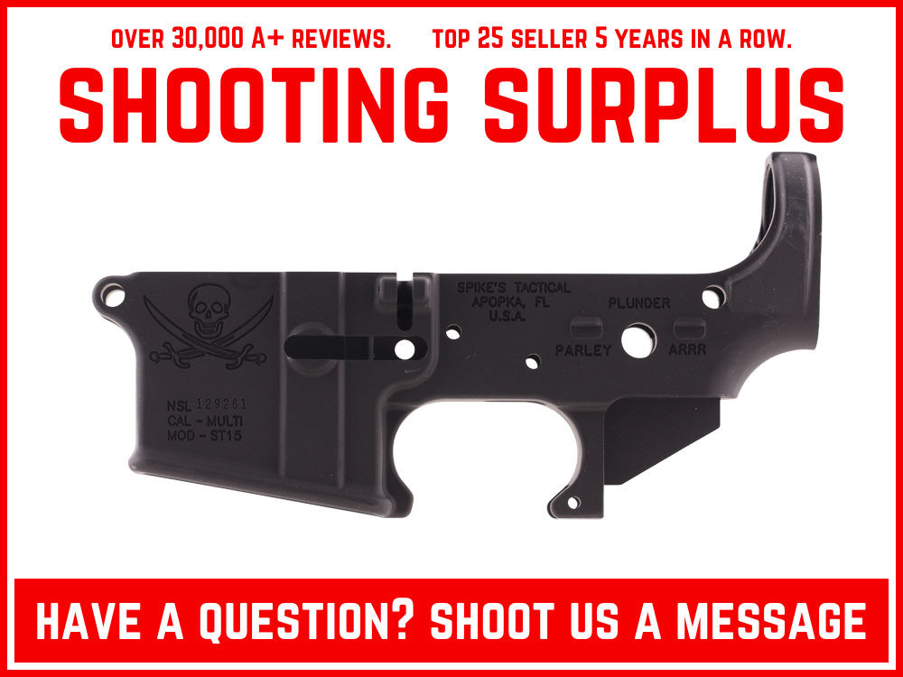 Spikes STLS016 Calico Jack Stripped Lower Receiver Multi-Caliber 7075 ...