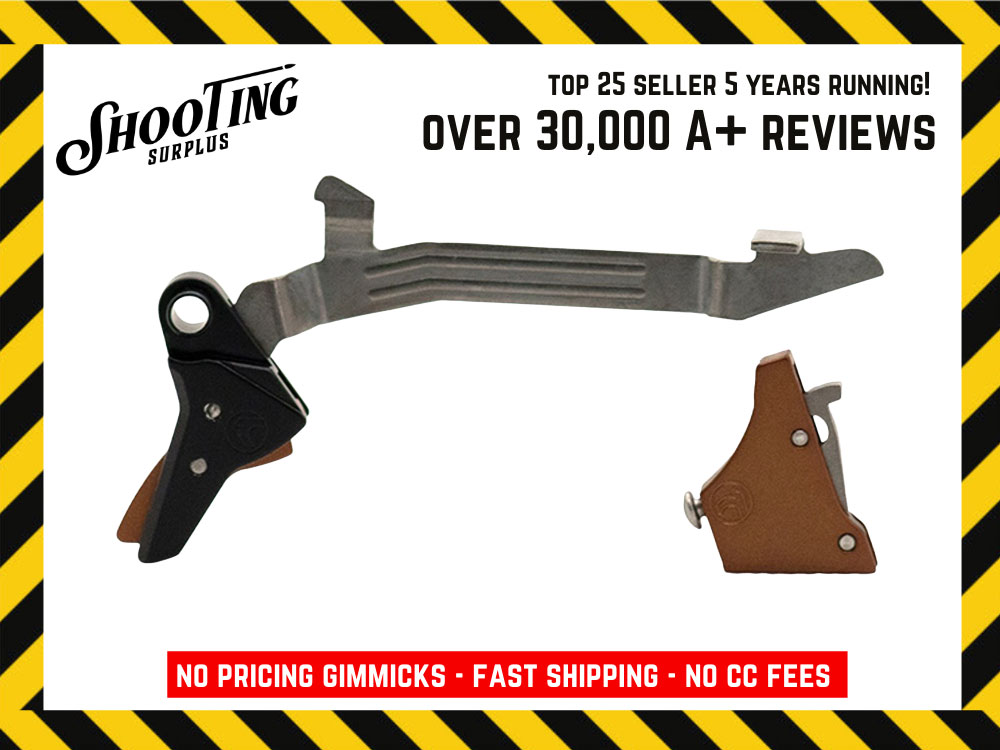 Timney Triggers Alpha Competition Bronze Straight Trigger for Glock Gen ...