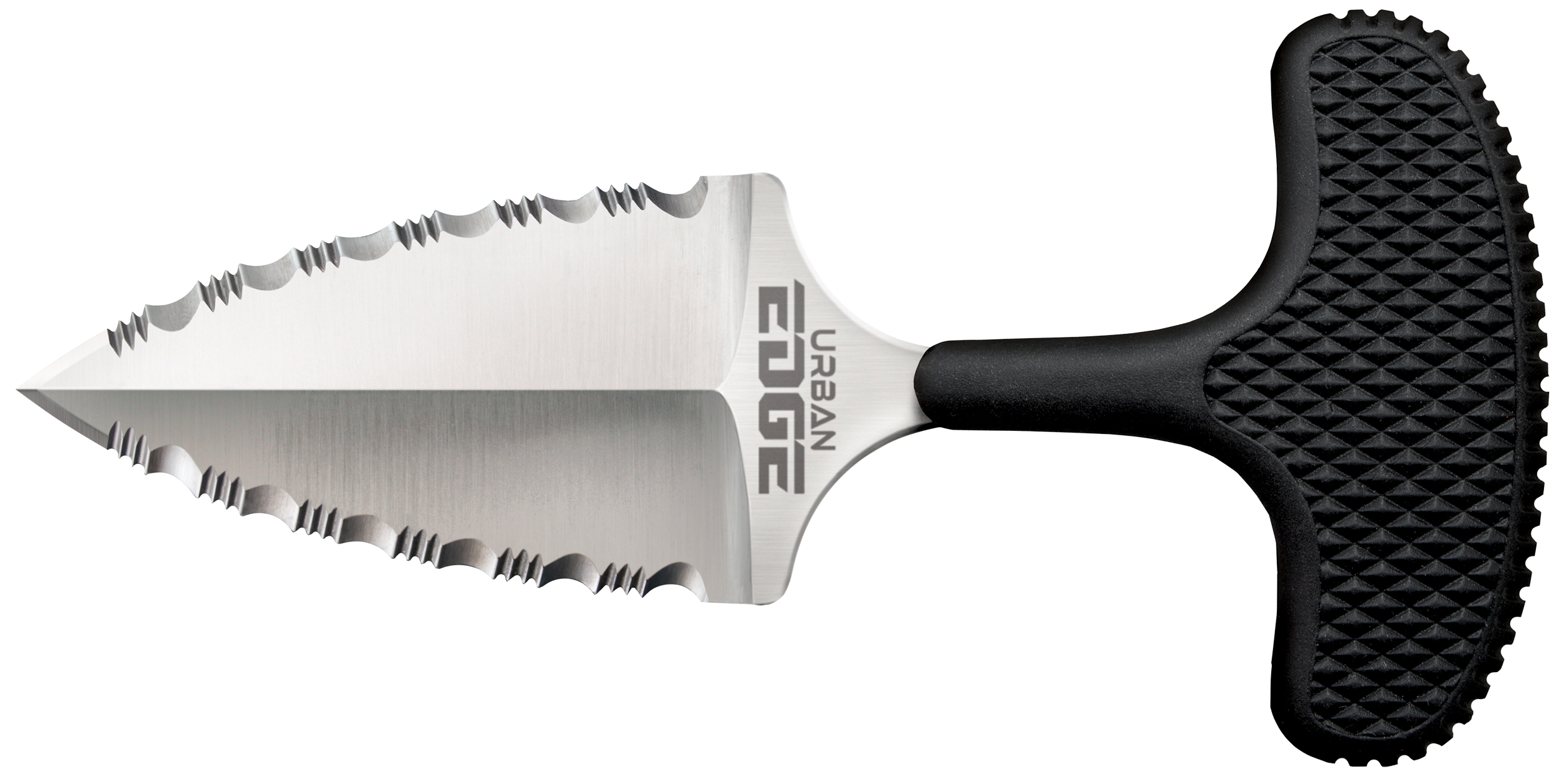 Cold Steel CS43XLSS Urban Edge 2.50" Fixed Serrated Stone Washed Japane ...