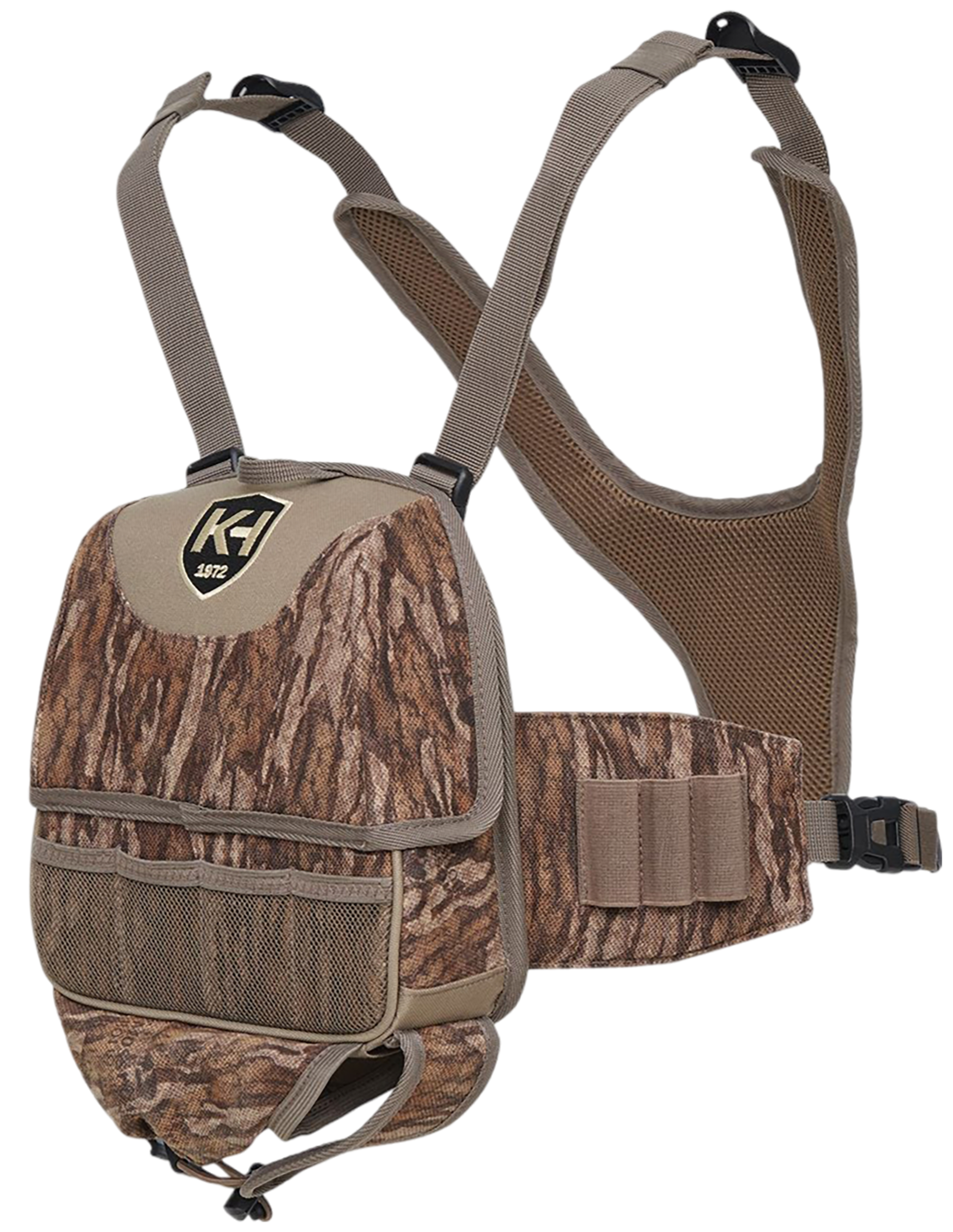 Knight & Hale KHT0103 Run N Gun Turkey Vest Chest Mossy Oak Bottomland ...