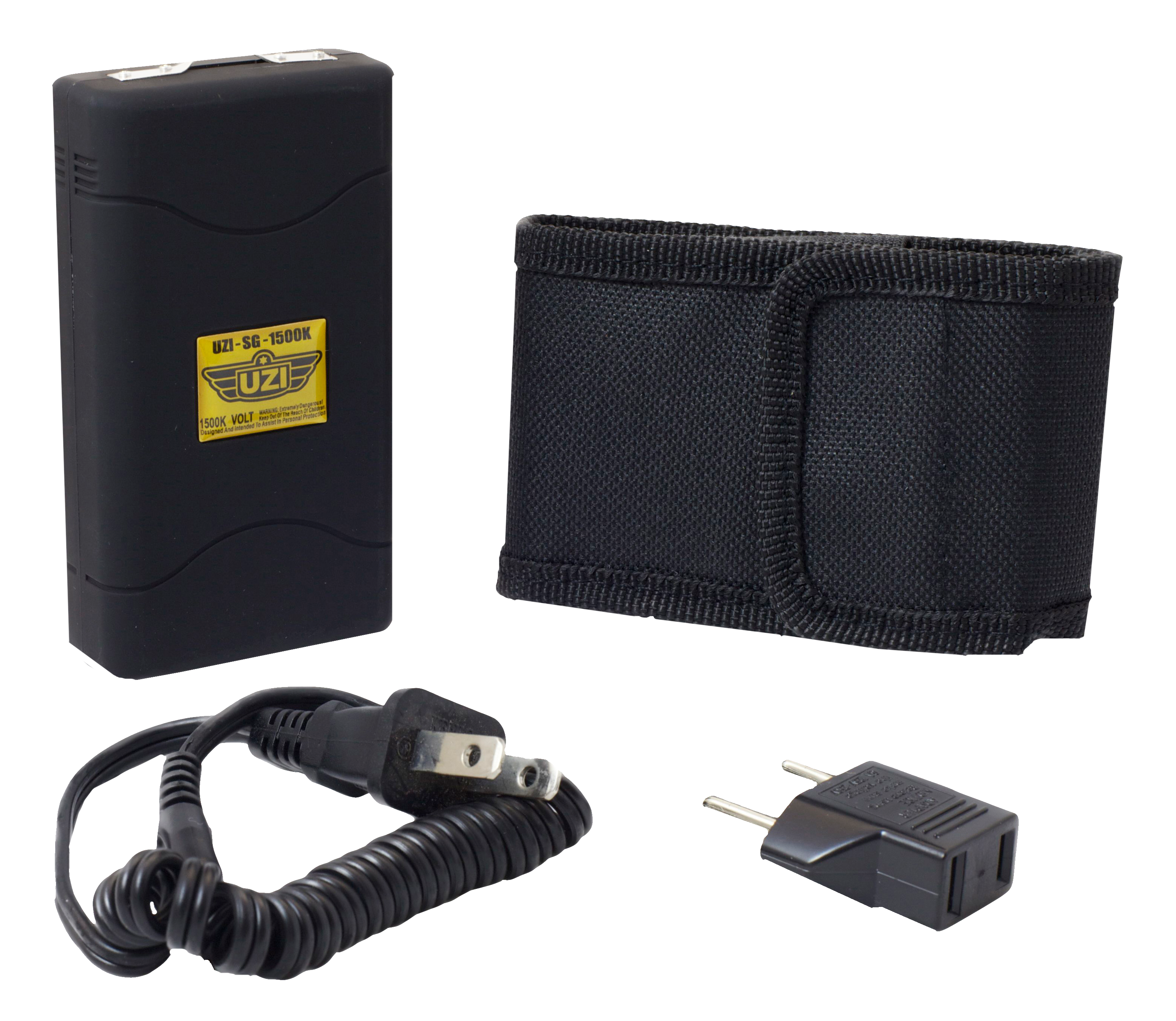 Uzi Accessories UZISG1500 Stun Gun Black - Small Rifle Parts at ...