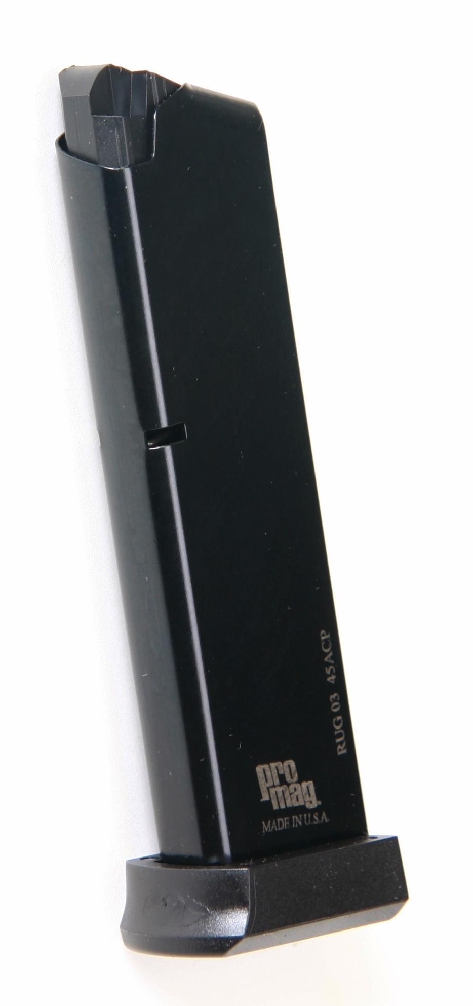 ProMag Ruger P90 Magazine .45 ACP Blued Steel 8-rd - Small Rifle Parts ...