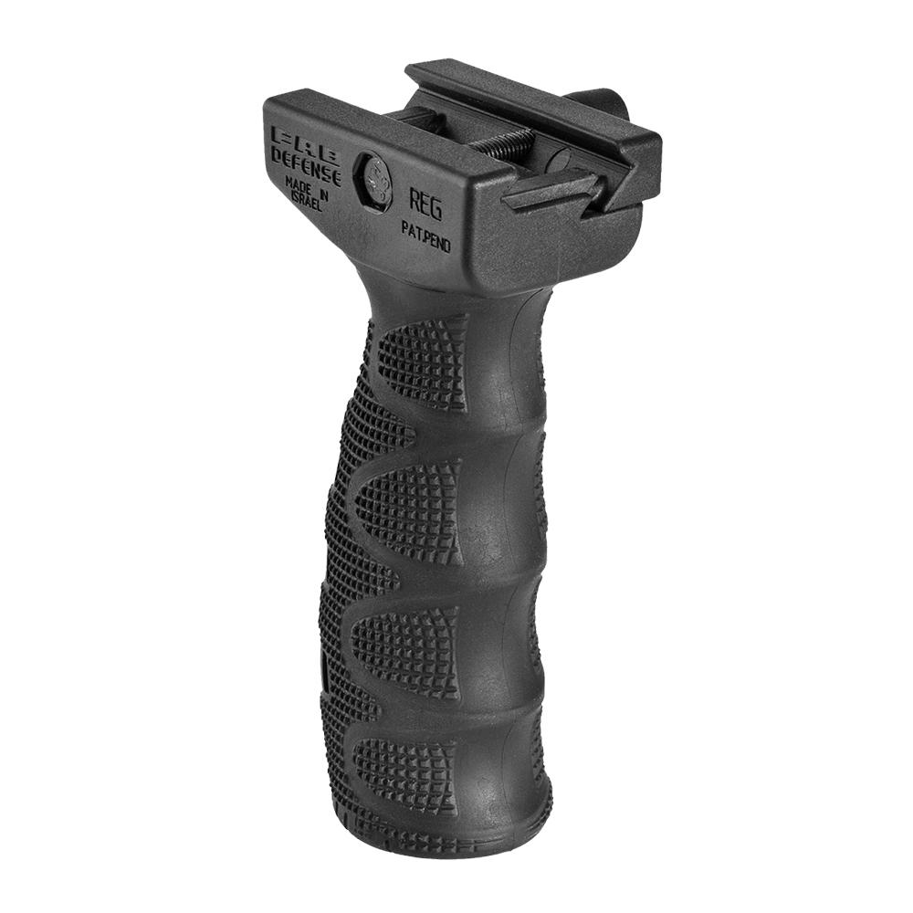 Fab Defense REG Rubberized Ergonomic Foregrip Black - Small Rifle Parts ...
