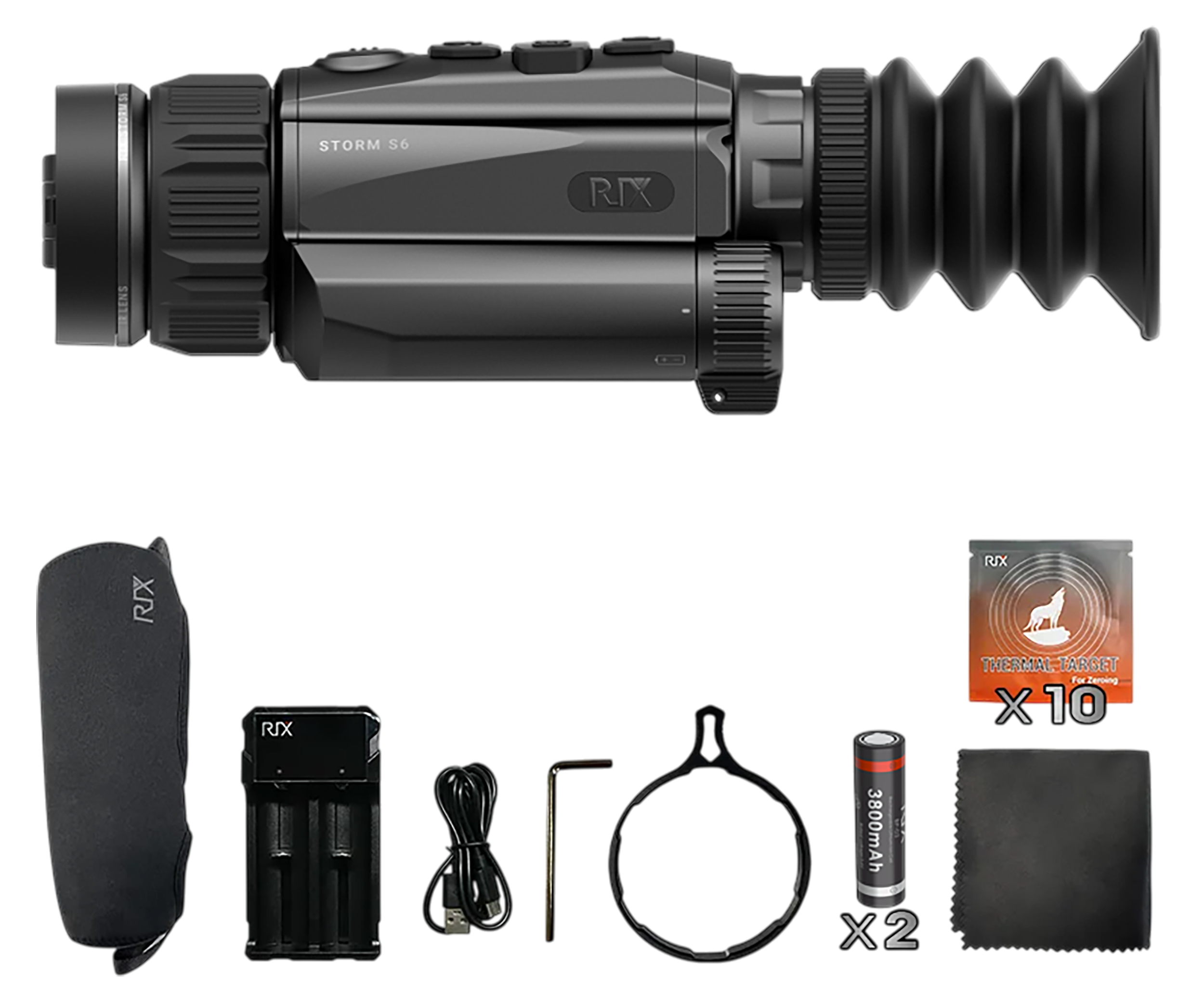 RIX STORM-S6R STORM 640X512 50MM LRF THERM - Gun Sights at GunBroker ...