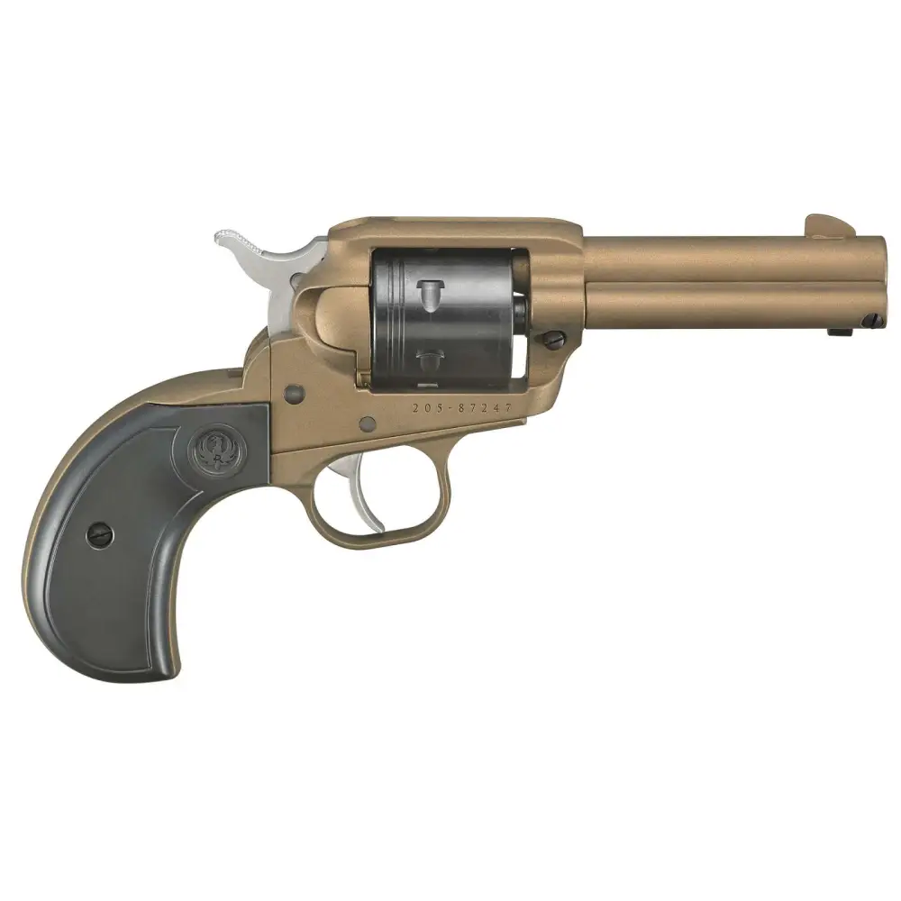 dRUGER WRANGLER 22LR S-A 3.75" REVOLVER BRNT BRZ - Semi Auto Pistols at ...