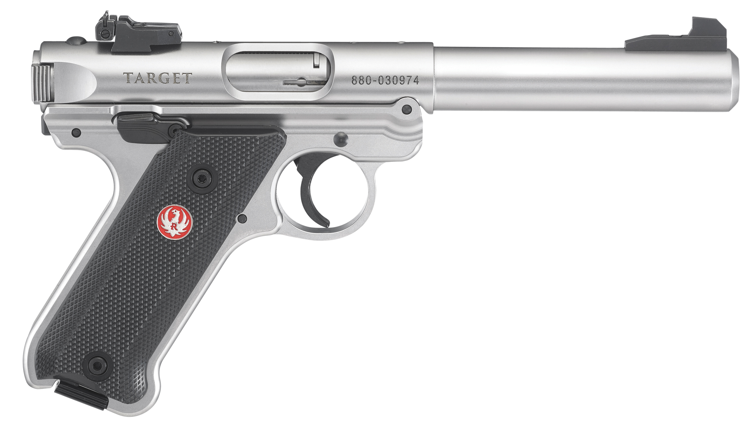 Ruger 40103 Mark IV Target 22 LR 10+1 5.50" Satin Stainless Bull Barrel ...