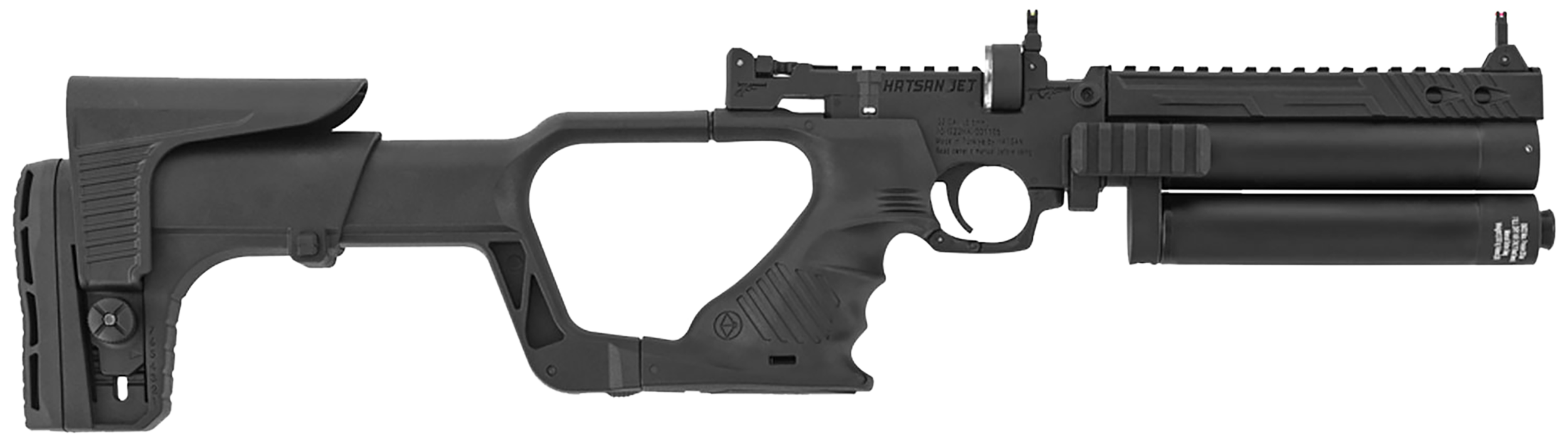 Hatsan USA HG2JET25 Jet ll Air Rifle 25 Cal Black - Less-Lethal Weapons ...