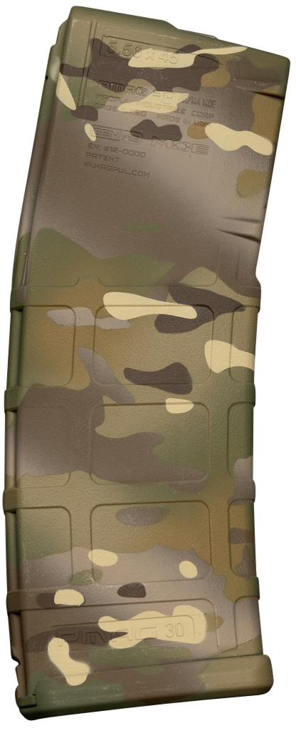 Weapon Works 228040 PMAG GEN M2 MOE 30rd 5.56x45mm NATO MultiCam Polymer... - Rifle Magazines ...