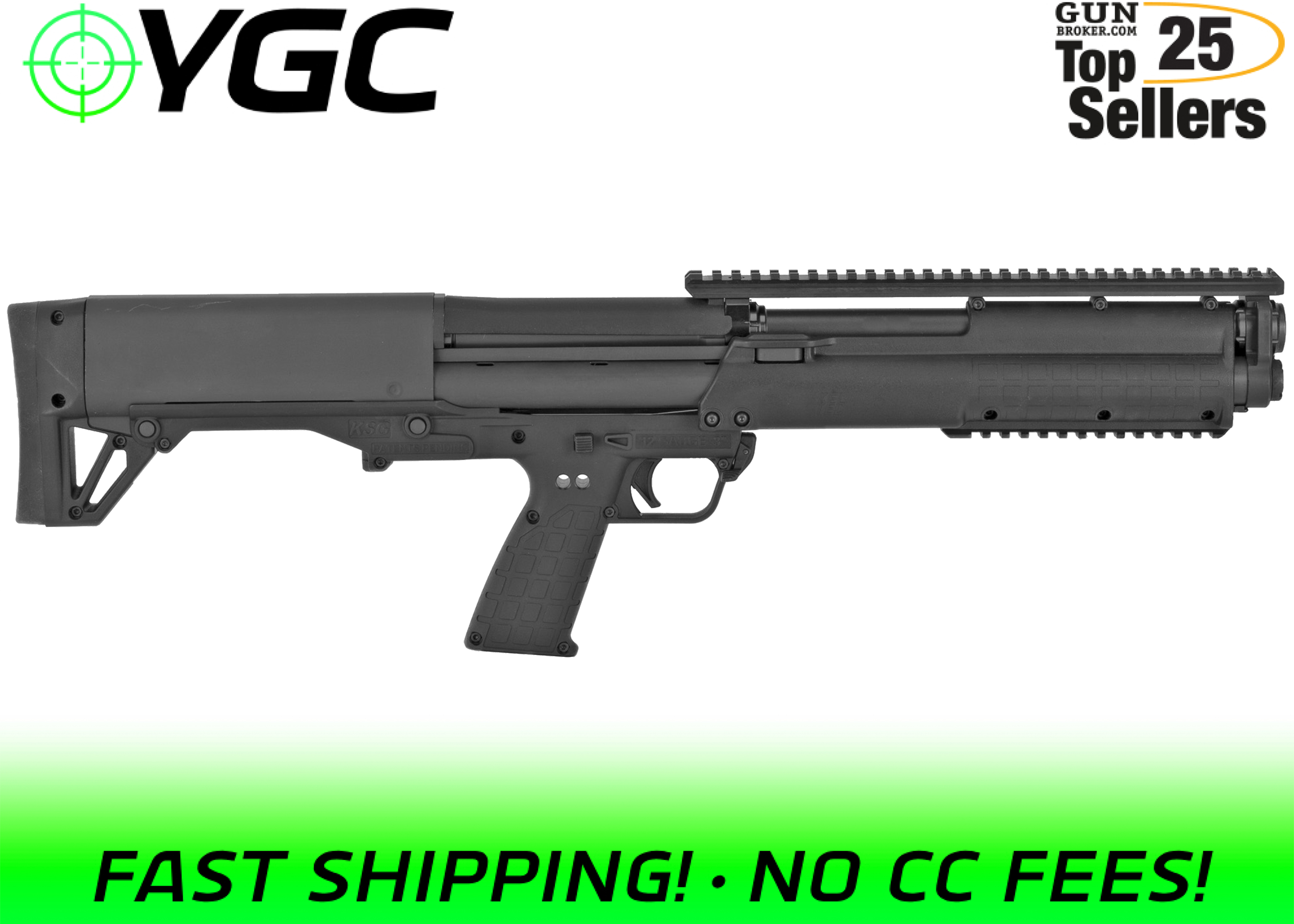 KELTEC KSG 12GA 18.5" 7+7RD KSGBLK KELTEC-KSG YGC KELTEC-KELTEC KSG-KSG ...