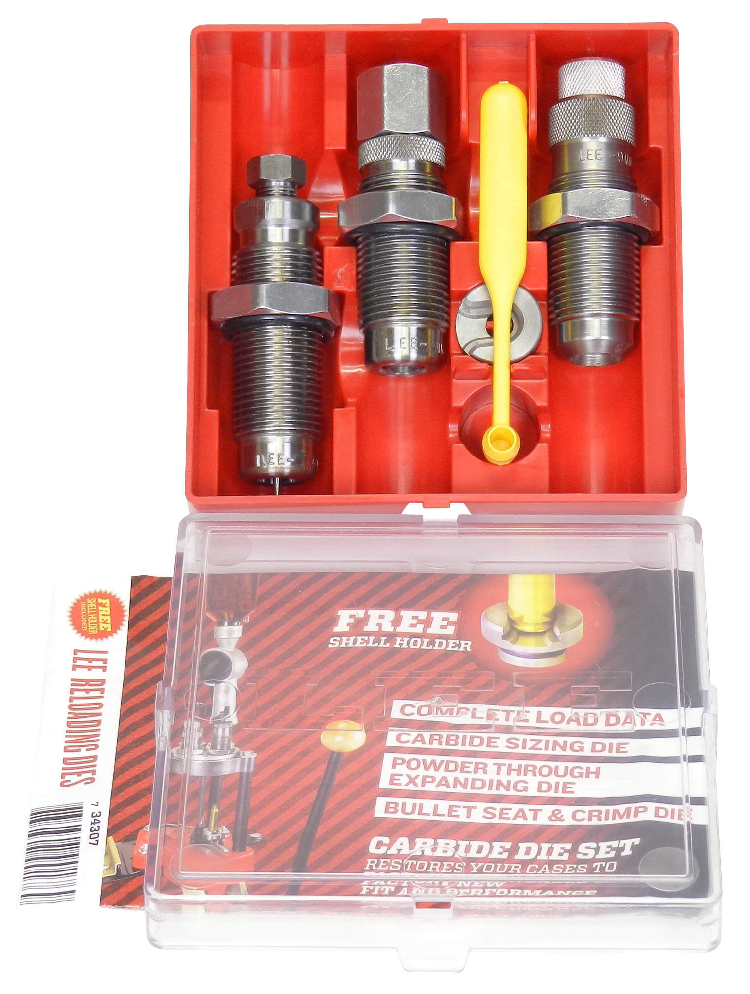 Lee precision 90510 carbide 3-die set 38 special - 357 mag - Reloading ...