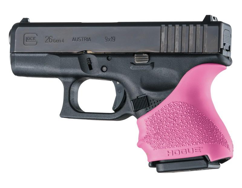 Hogue handall beavertail grip sleeve glock 26-27-pink - Glock Grips at ...