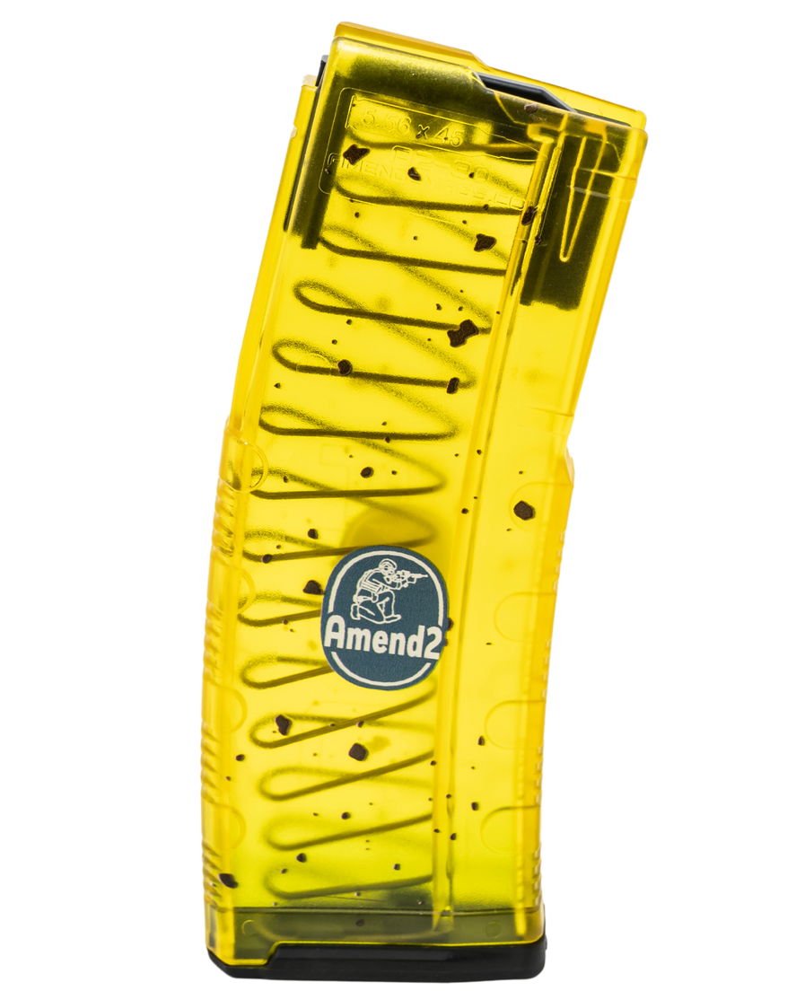 Amend2 556modcban30 mod-c banana 30+1 5.56 nato fits ar-15 yellow-green ...