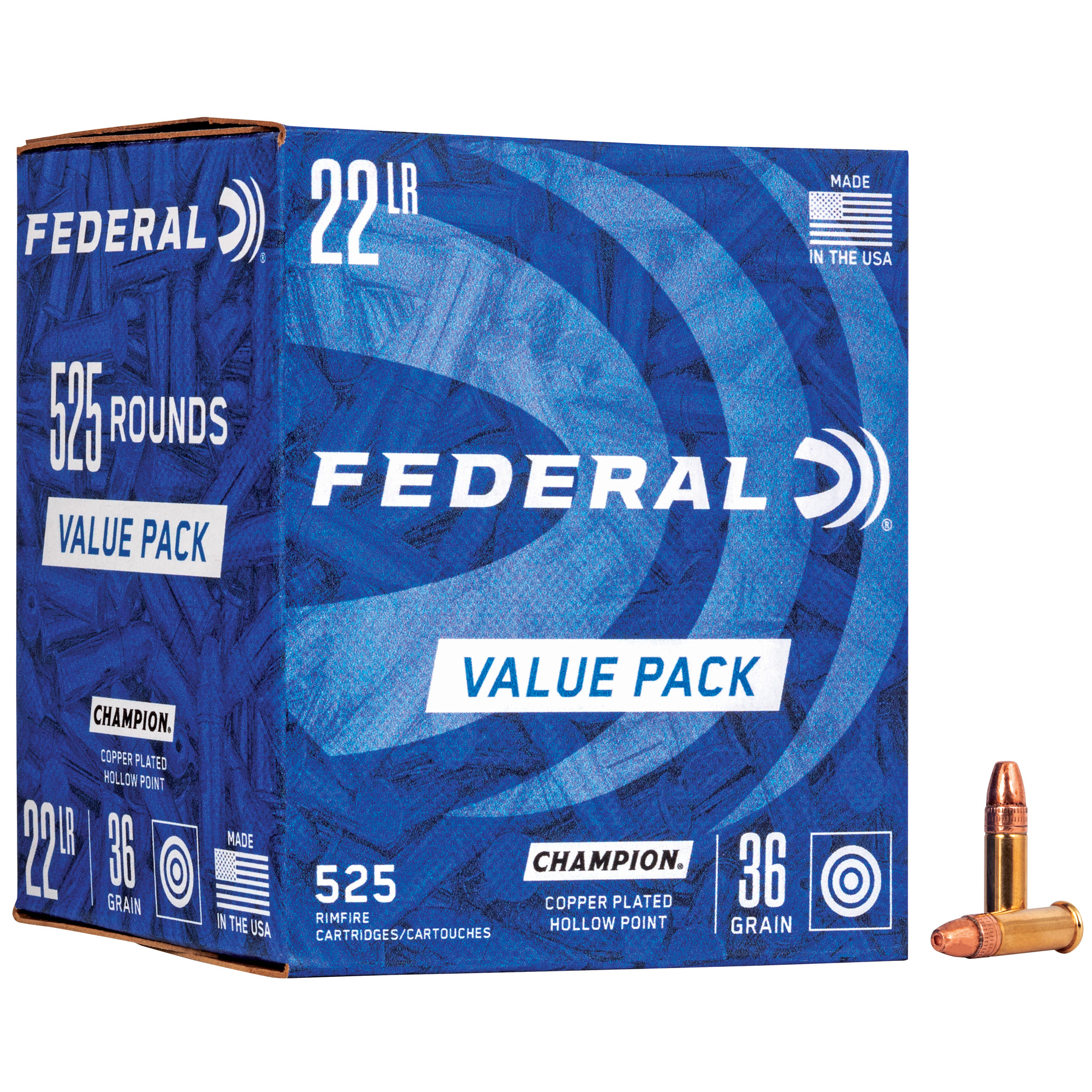 FED CHAMP 22LR 36GR CP HP 525-5250 - Other Reloading Supplies at ...