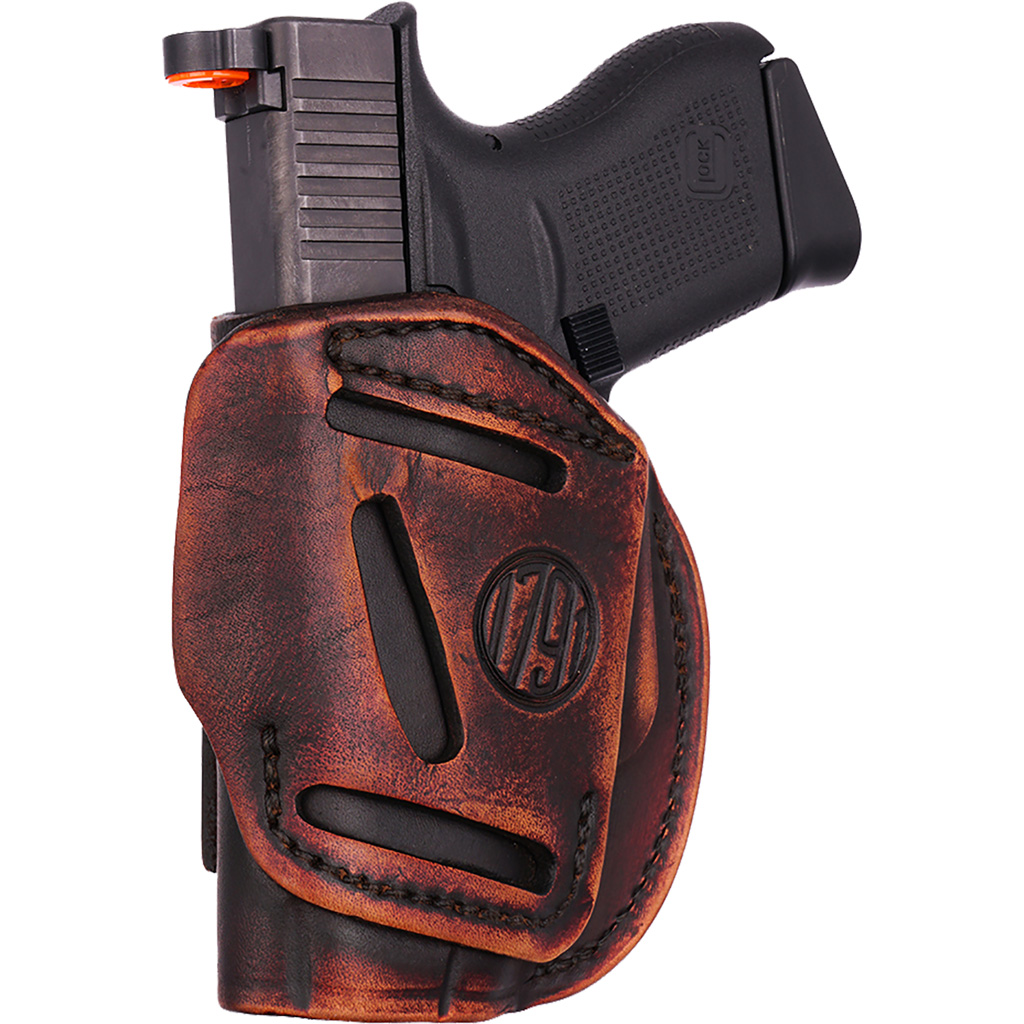 1791 gunleather 4 way iwb & owb holster size 3 vintage right hand ...