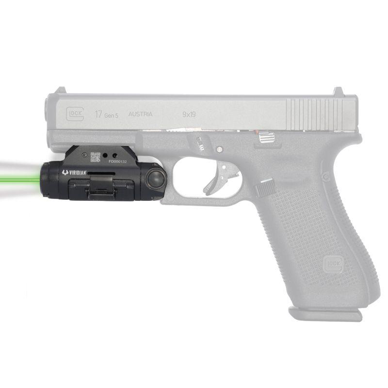 Viridian x5l gen 3 universal green laser tactical light & hd camera ...