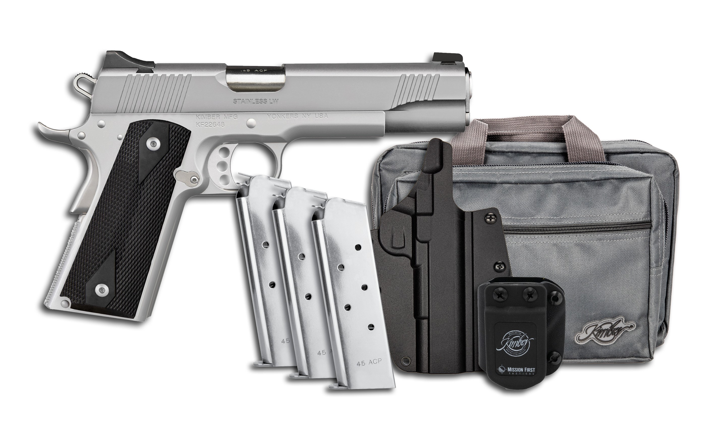 Kimber 1911 Custom LW Club - Semi Auto Pistols at GunBroker.com ...