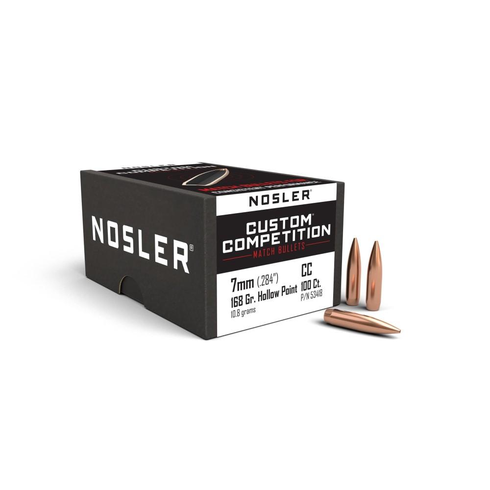 Nosler Custom Competition Rifle Bullets 7mm .284" 168 gr HPBT 100-ct ...